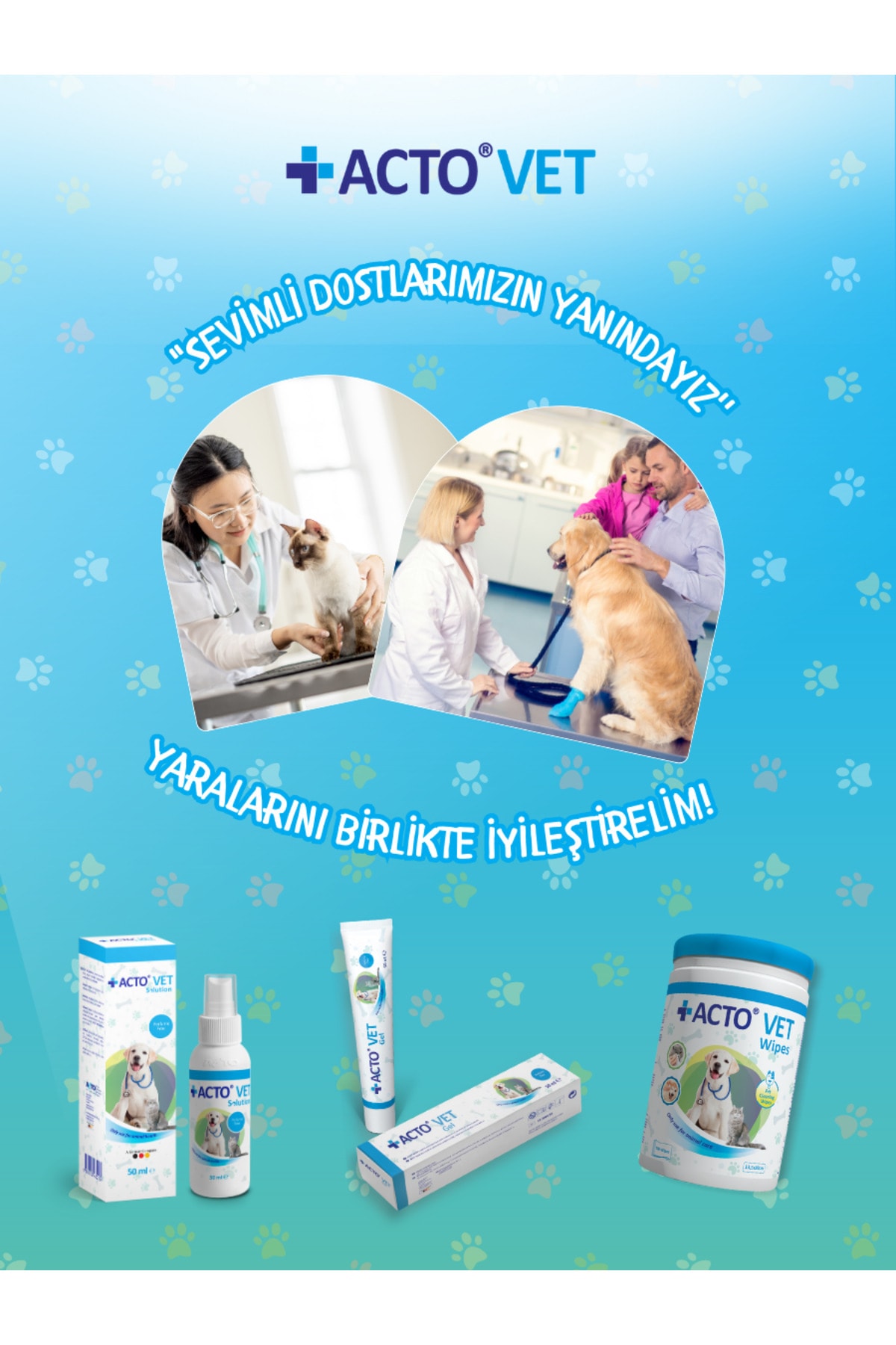 Acto Vet Gel 50 ml Evcil Hayvanlar Için Yara Iyileştirme Jeli - Fiyatı ...