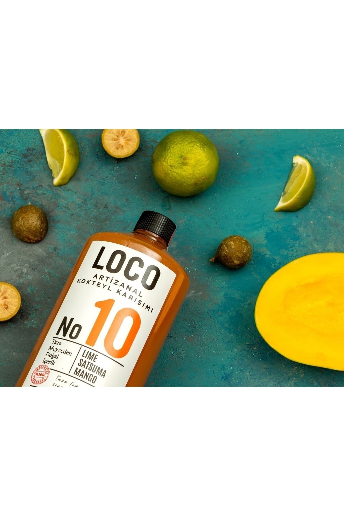 LOCO NO 10 LIME - SATSUMA - MANGO ARTİZANAL ALKOLSÜZ KOKTEYL KARIŞIMI ...