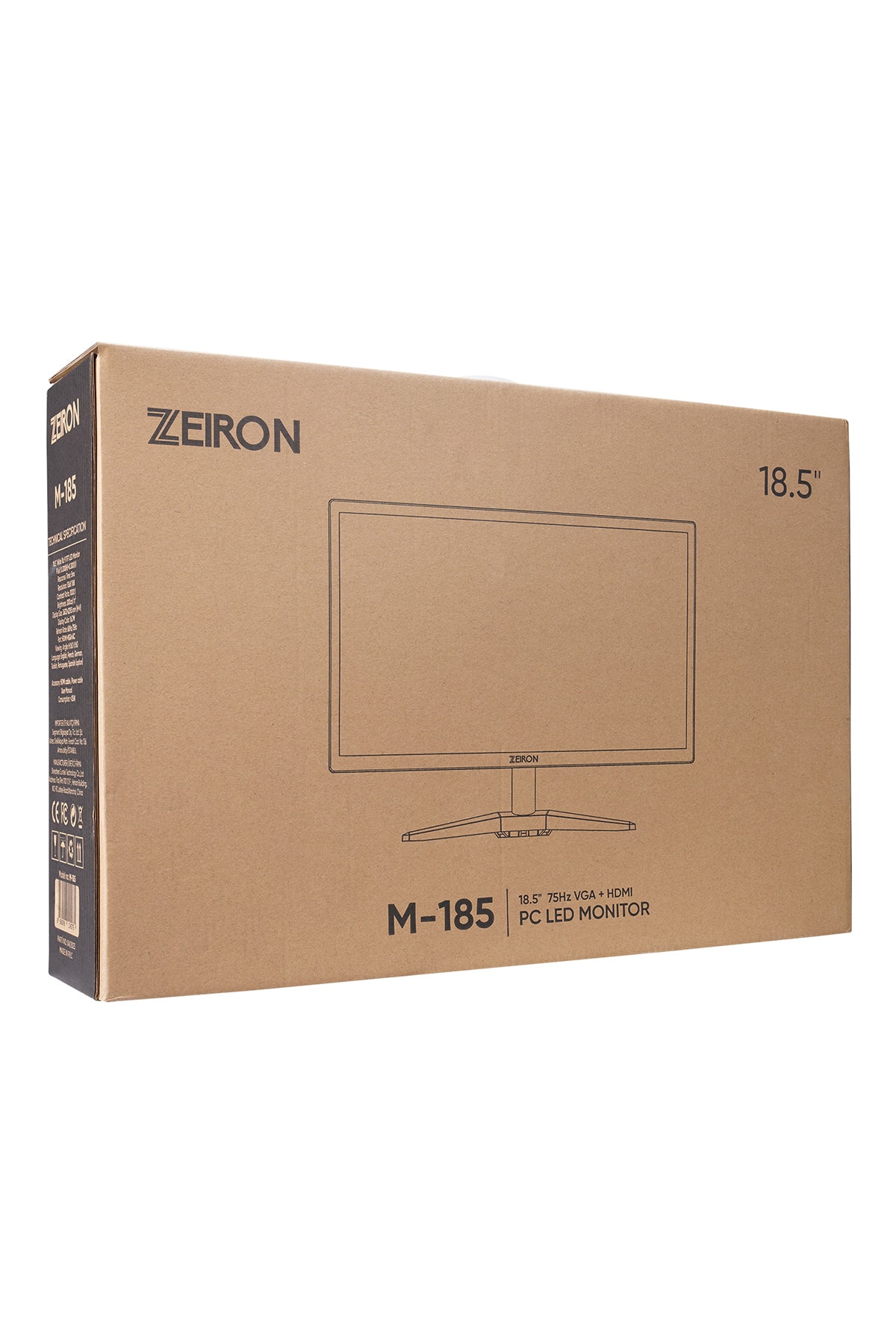 Zeiron M-185 18.5" 75Hz 1366*768 Piksel VGA+HDMI PC Led Monitör ...