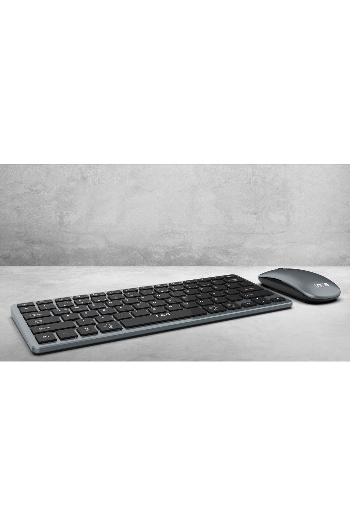 Inca IBK-572BT Dual Mod Bluetooth + 2.4G Rechargeable Smart Keyboard ...
