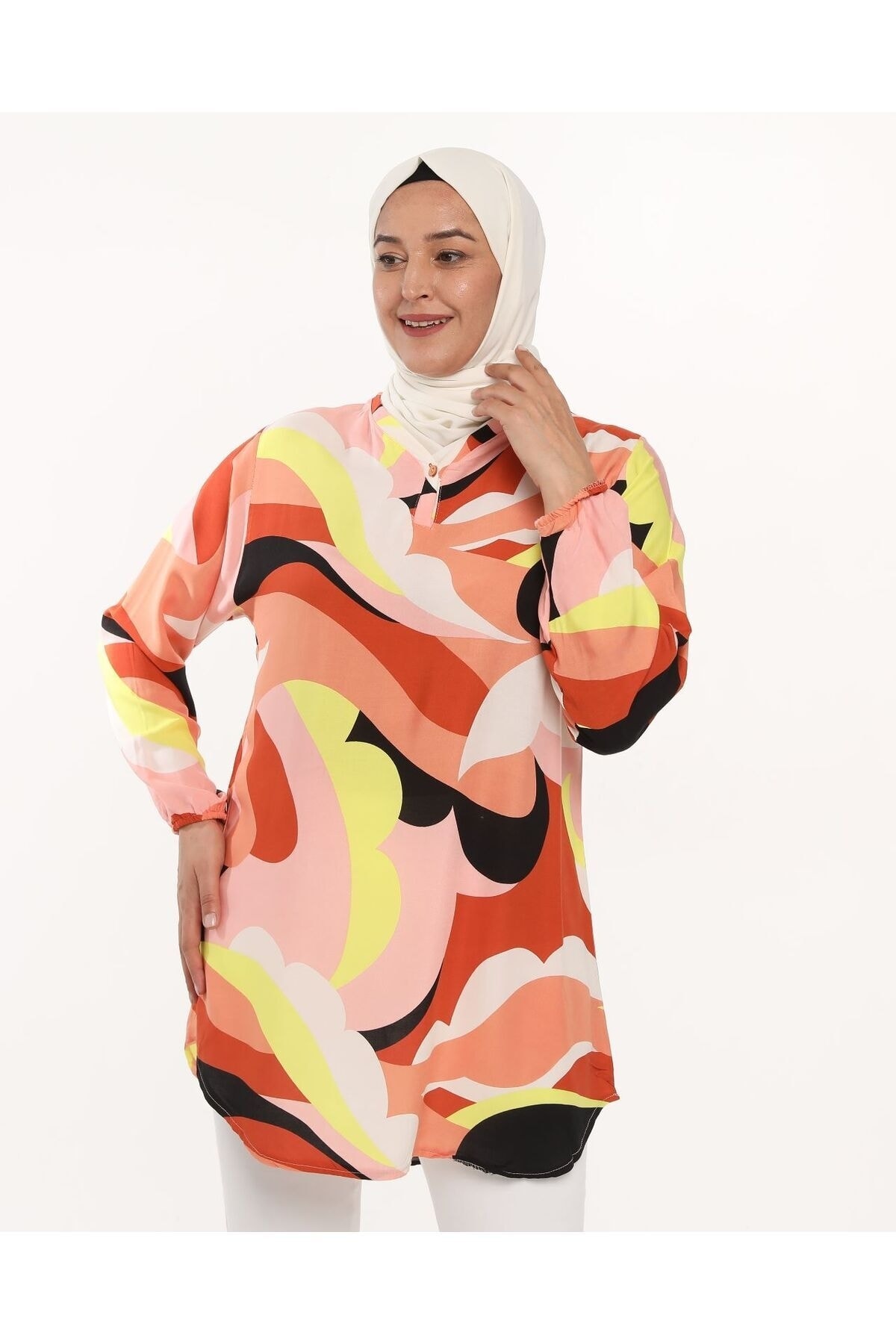 MIZMIZ VİSKON YUMUŞAK DOKUMA PAMUK KUMAŞ TUNİK Fiyatı, Yorumları - Trendyol