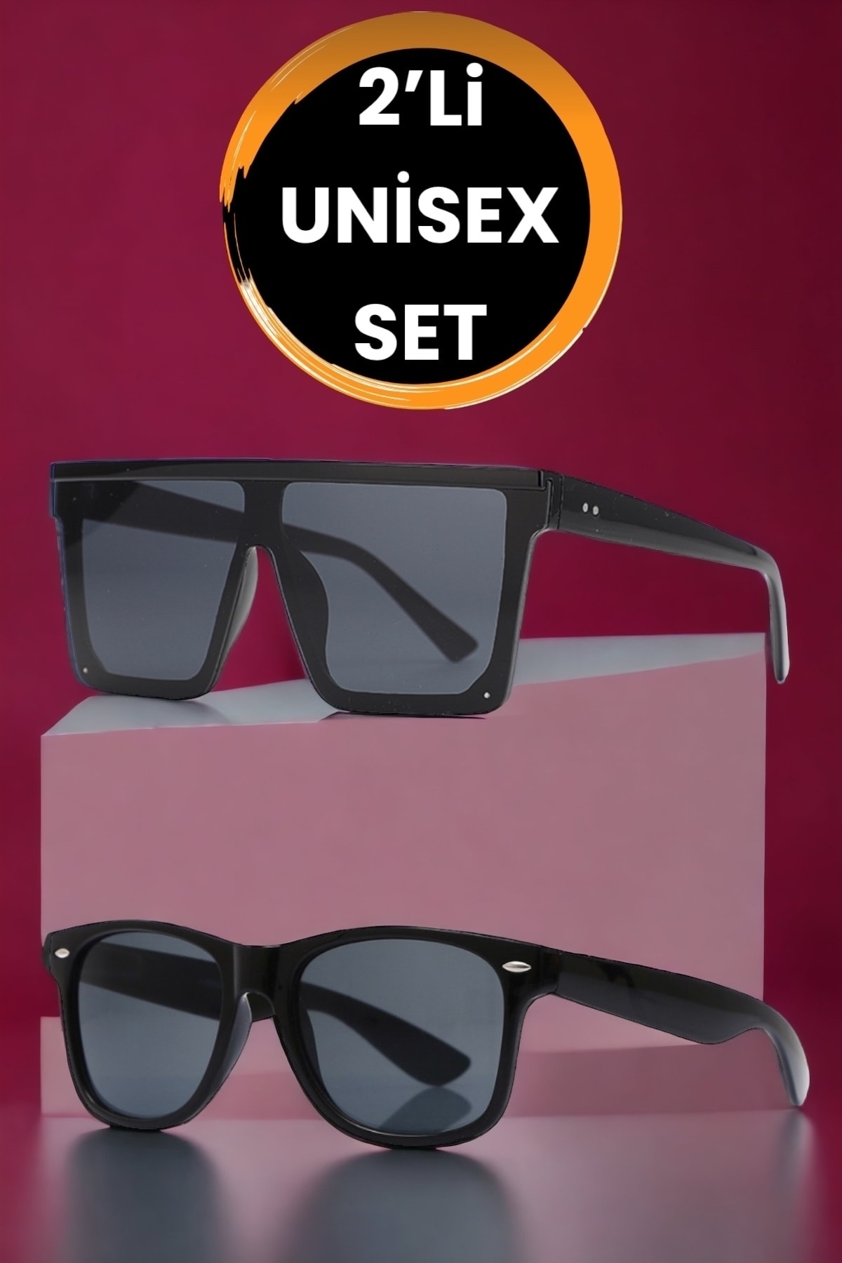 Zzla 2’Li Sevgili Seti Unisex (Kadın Erkek) Siyah Güneş Gözlüğü Fiyatı ...