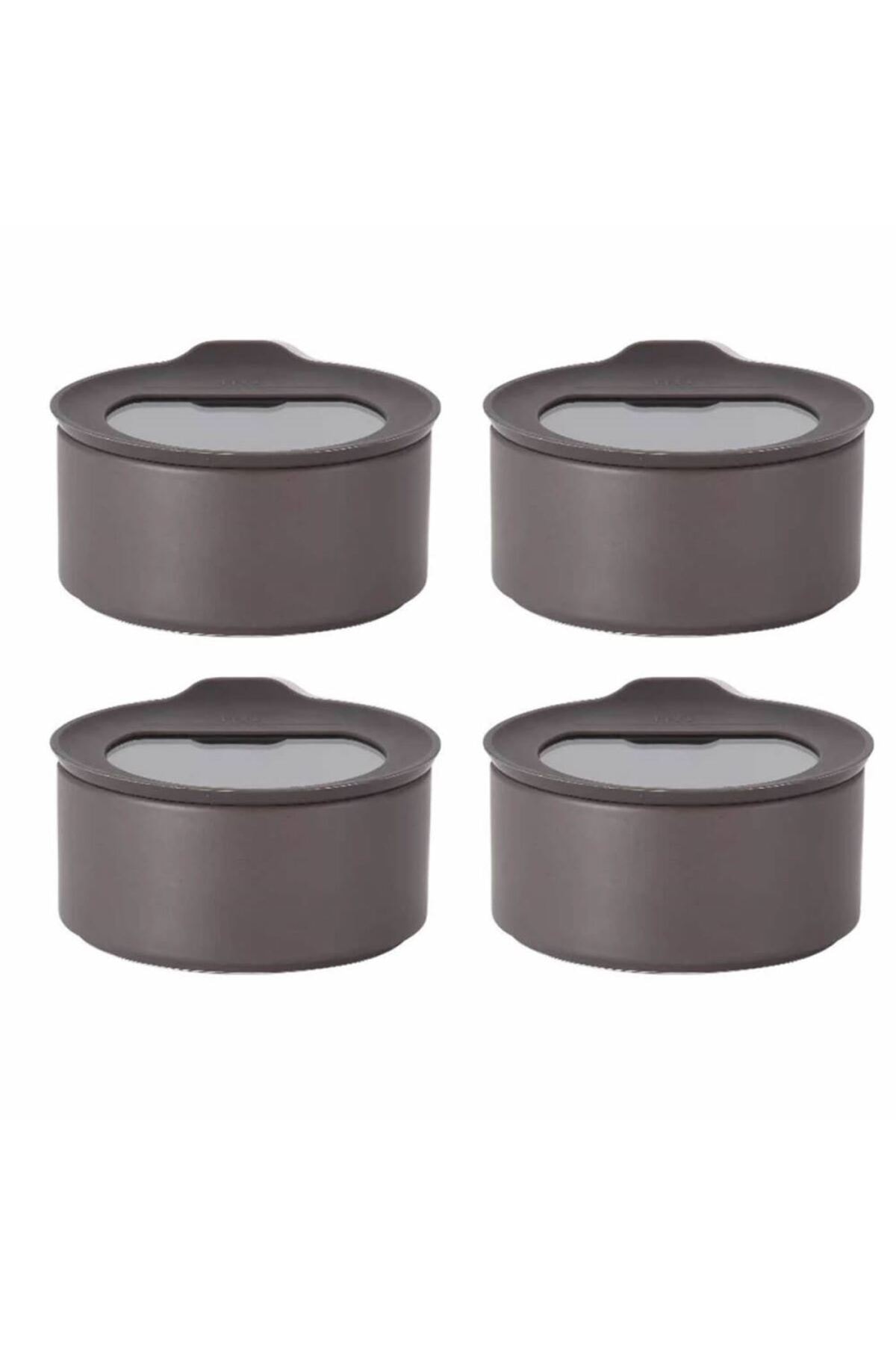 NEOFLAM Fika One Seramik 4 Adet 200 Ml Gri Saklama Kabı D-NEONE020-07 ...