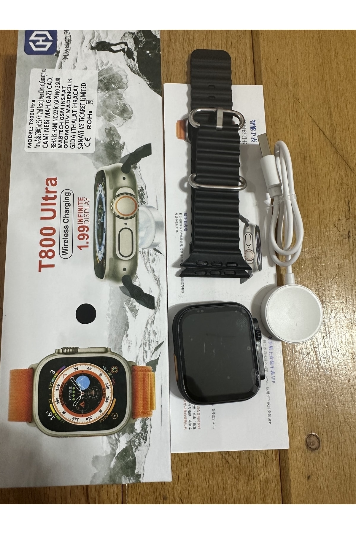 SERMER PAZARLAMA HLWATCH PRO T800 ULTRA WİRELESS AKILLI SAAT Fiyatı ...