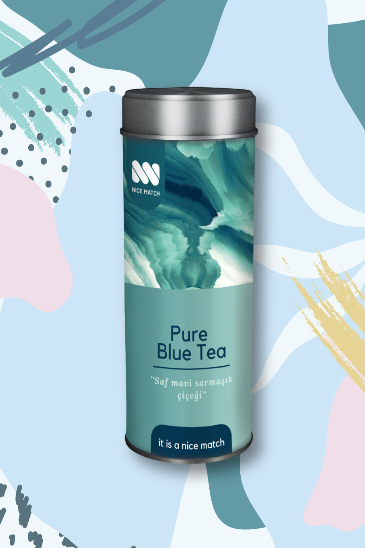 Nice Match Blue Tea And Matcha Set - Trendyol