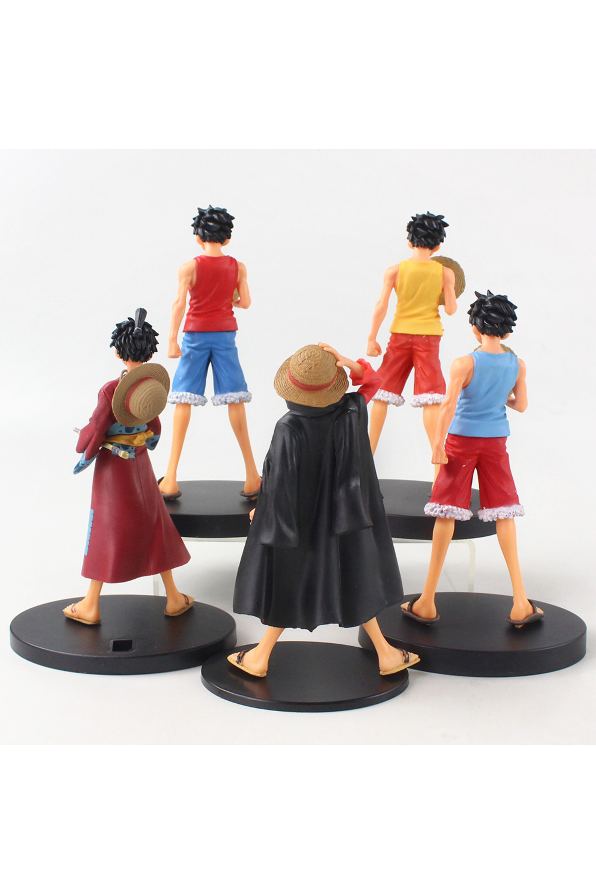 NETAVANTAJ Anime One Piece Monkey D. Luffy Portgas Ace Mayo Nami 5'li A ...