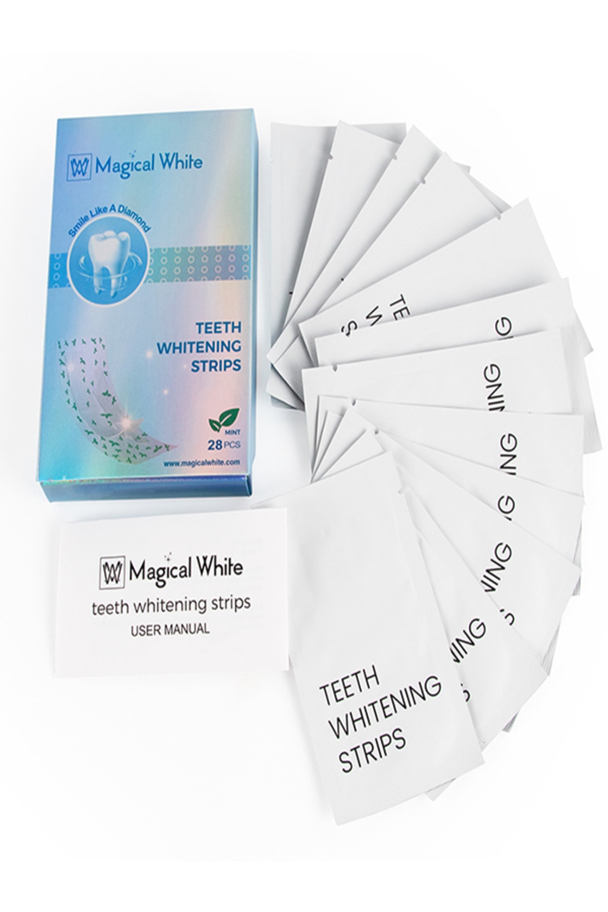 Magical White Dis Beyazlatma Bandı 28adet/14paket - Diş Beyazlatma ...