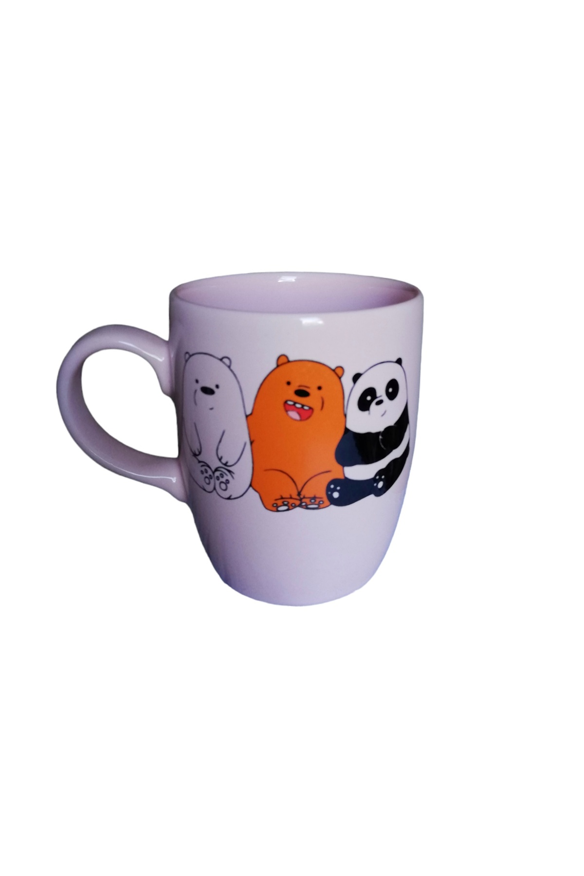 Rose Tasarım Ayıcık Baskılı Seramik Kupa Bardak, 3lü Arkadaş Seti ...