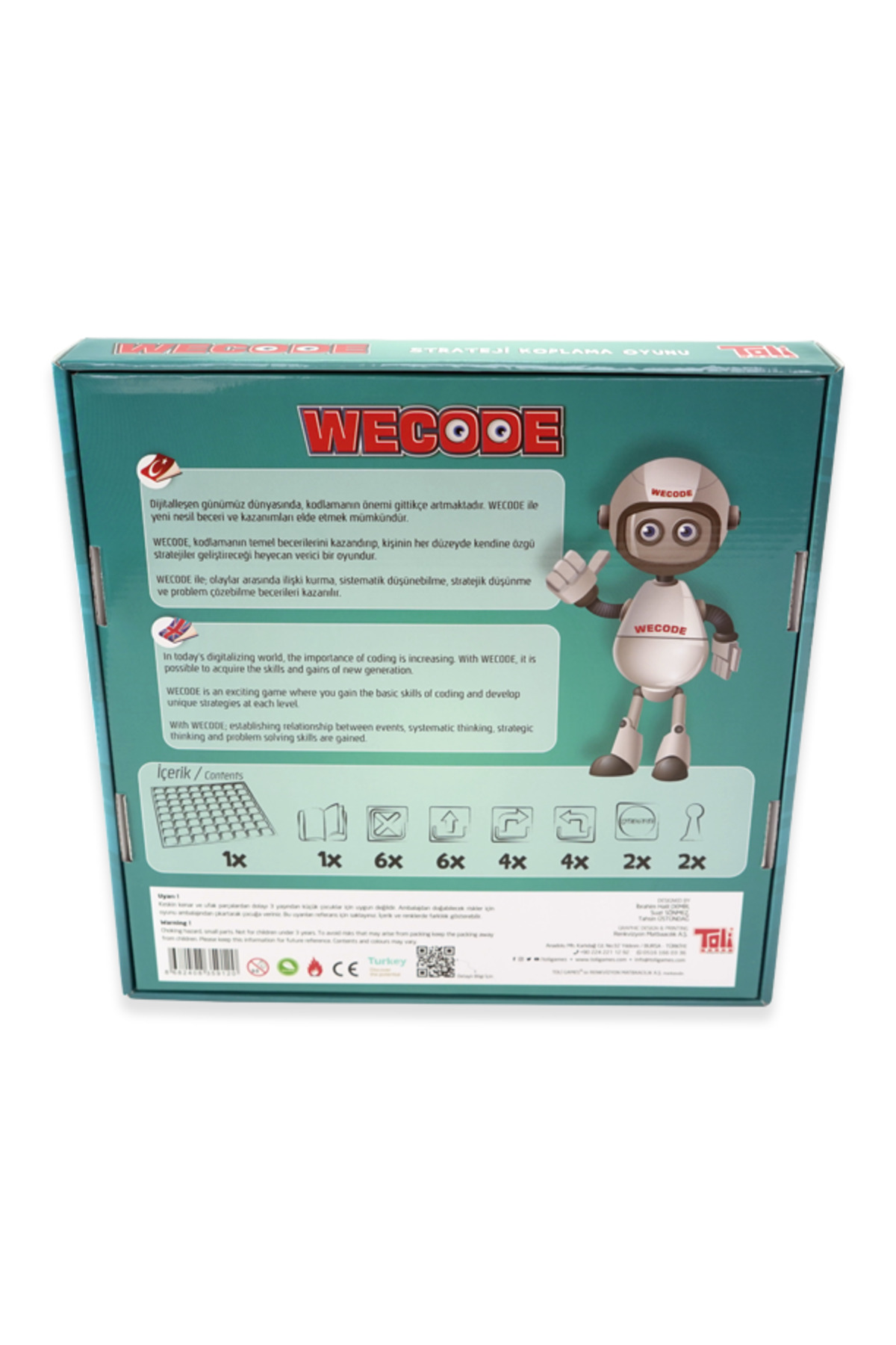Toli Games Wecode Strateji Kodlama Zeka Oyunu - Fiyatı, Yorumları