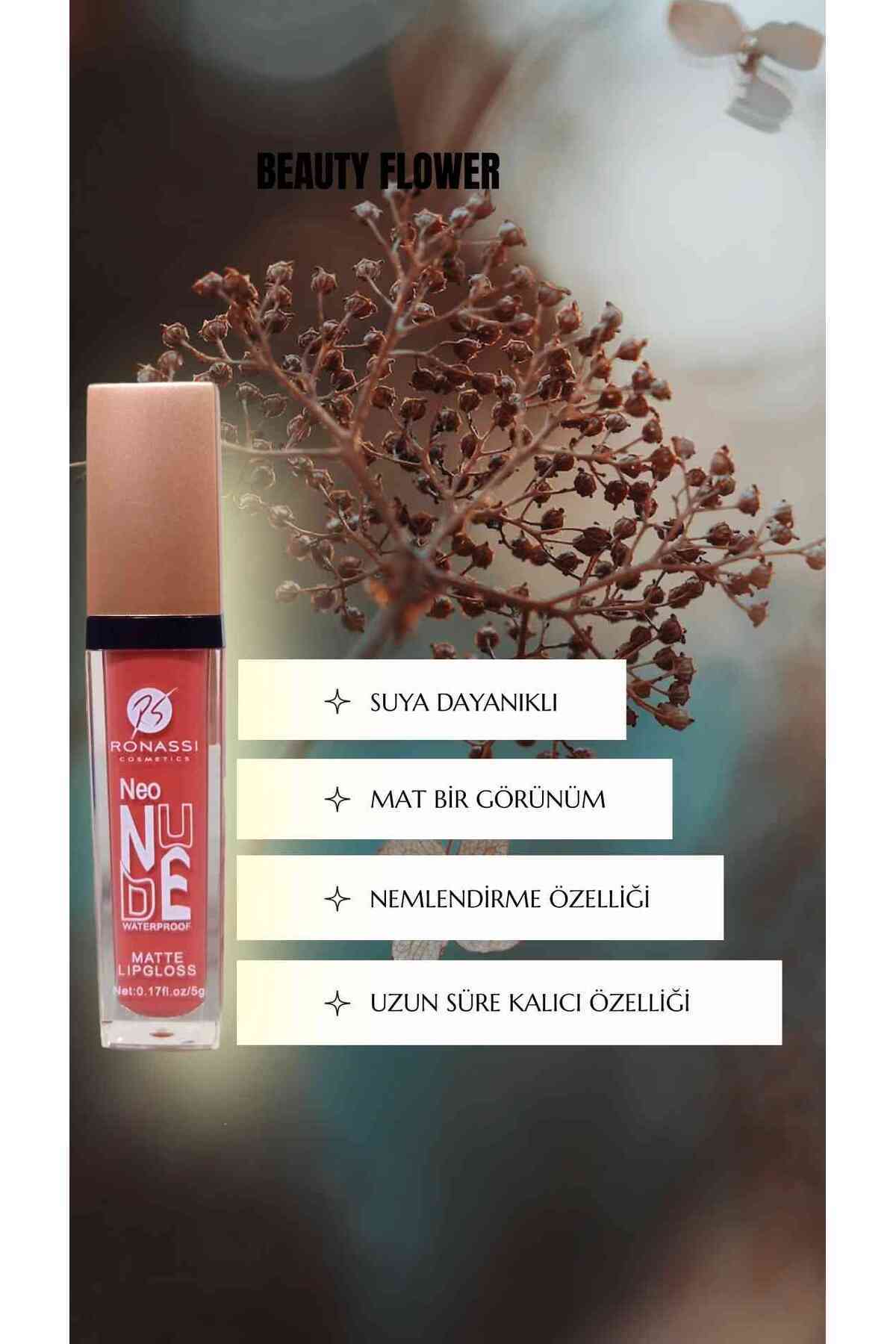 RS Ronassi Cosmetics Neo Nude Waterproof Matte Lipgloss 02 Fiyatı ...