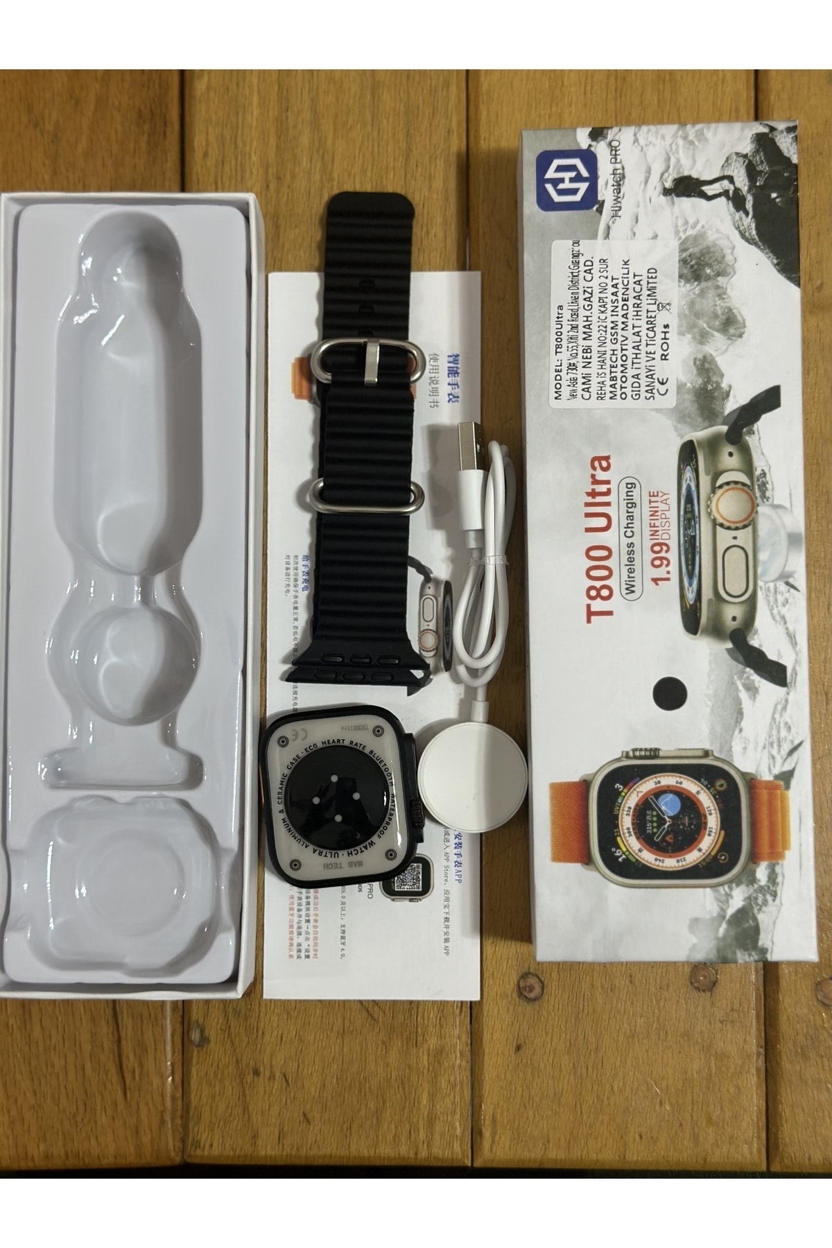 SERMER PAZARLAMA HLWATCH PRO T800 ULTRA WİRELESS AKILLI SAAT Fiyatı ...