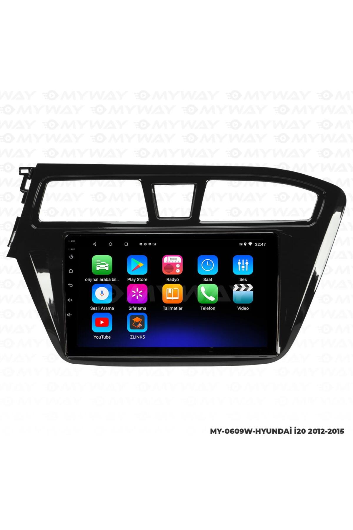 MYWAYY AUDİ A3 ANDROİD 12 MULTİMEDYA CARPLAY 2GB RAM+32GB HDD 2012-2015 ...