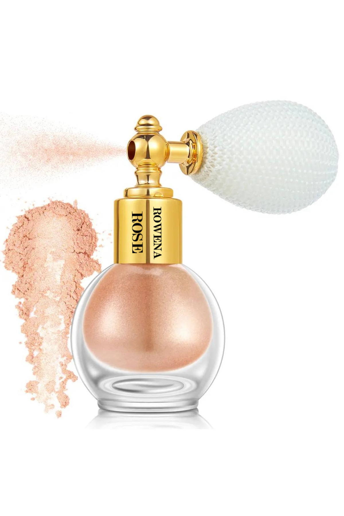 ROWENAROSE Yüz Ve Vucut Simi Işıltılı Pudra Spray Basmalı Sprey ...