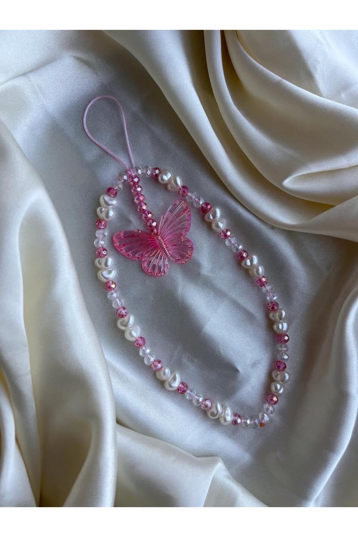 PEONY - peonyofficiall Sallanan Kelebek İnci Ve Kristal Tasarım Telefon ...