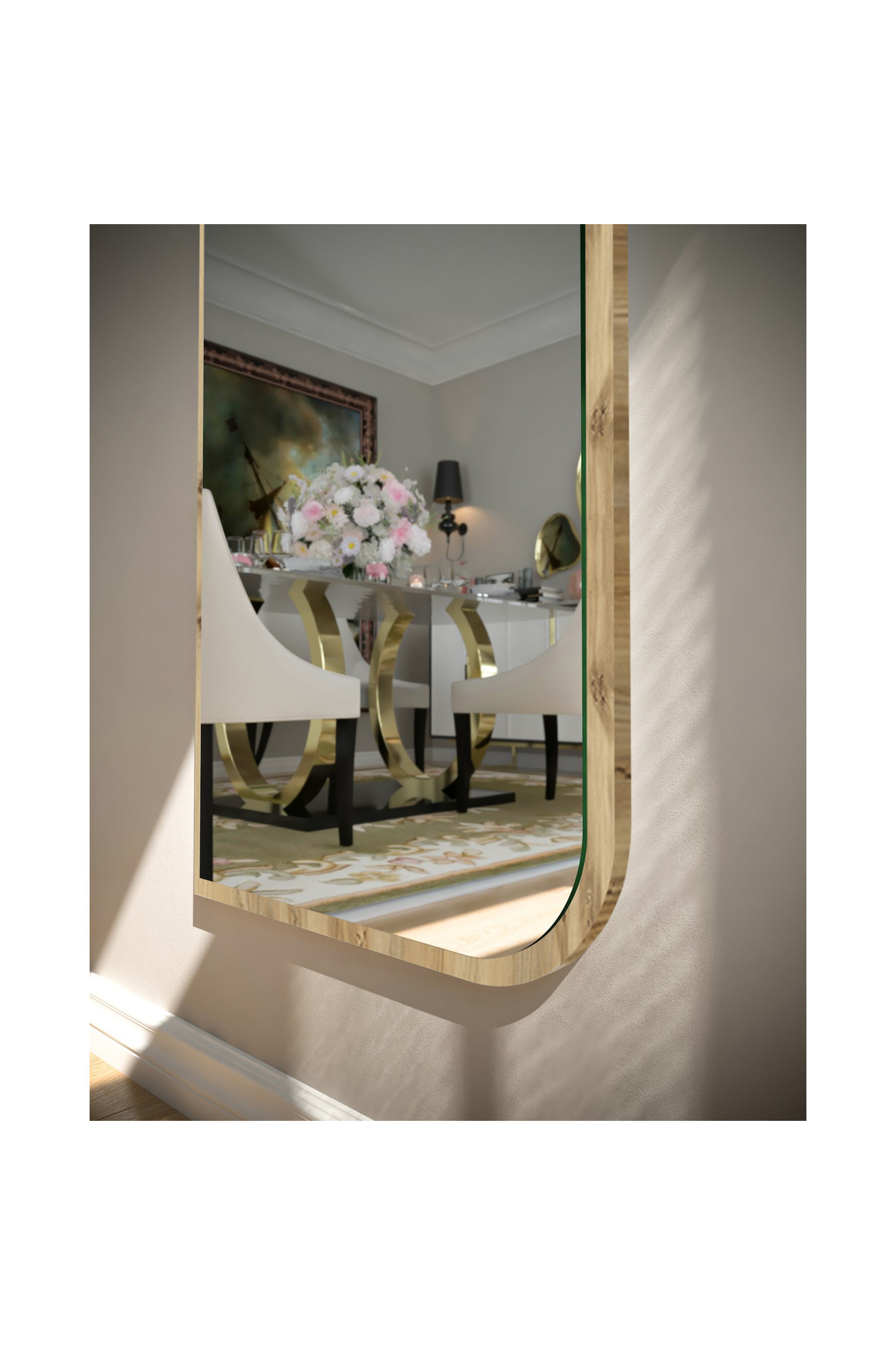 nysamo Tarz Design Keçe Gold Dekoratif Boy Aynası 50x150 - Fiyatı ...