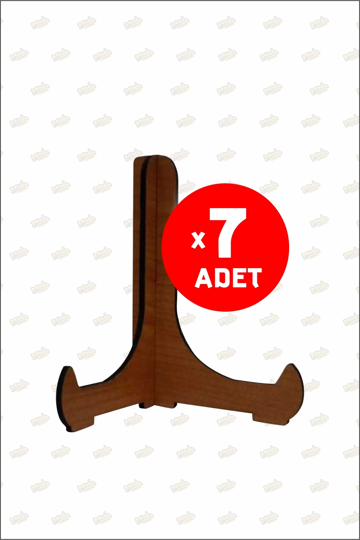 PANDA SOKAĞI Çerçeve Tabak Teşhir Ayağı Stand Ahşap Stand 9cmx10cm ...