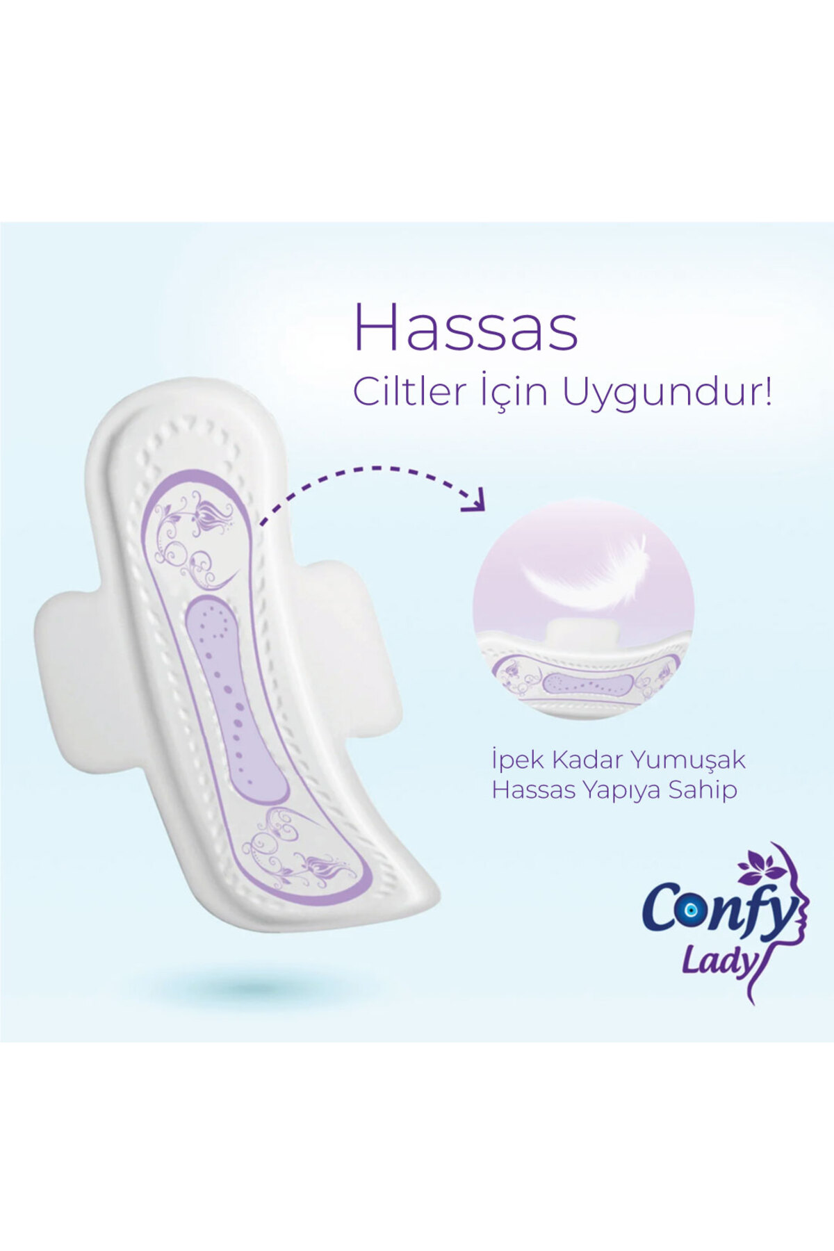 Confy Lady Ultra Hijyenik Ped Zarif ve İnce Fırsat Paketi - 147 Adet ...
