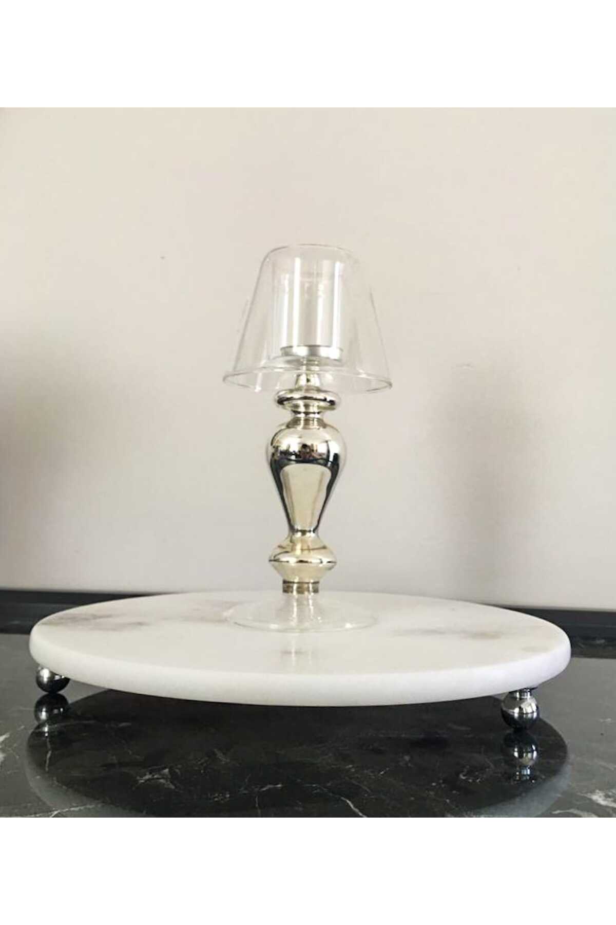 MALASH Mermer Stand, Gümüş Ayaklı Stand, 30 Cm Fiyatı, Yorumları - Trendyol