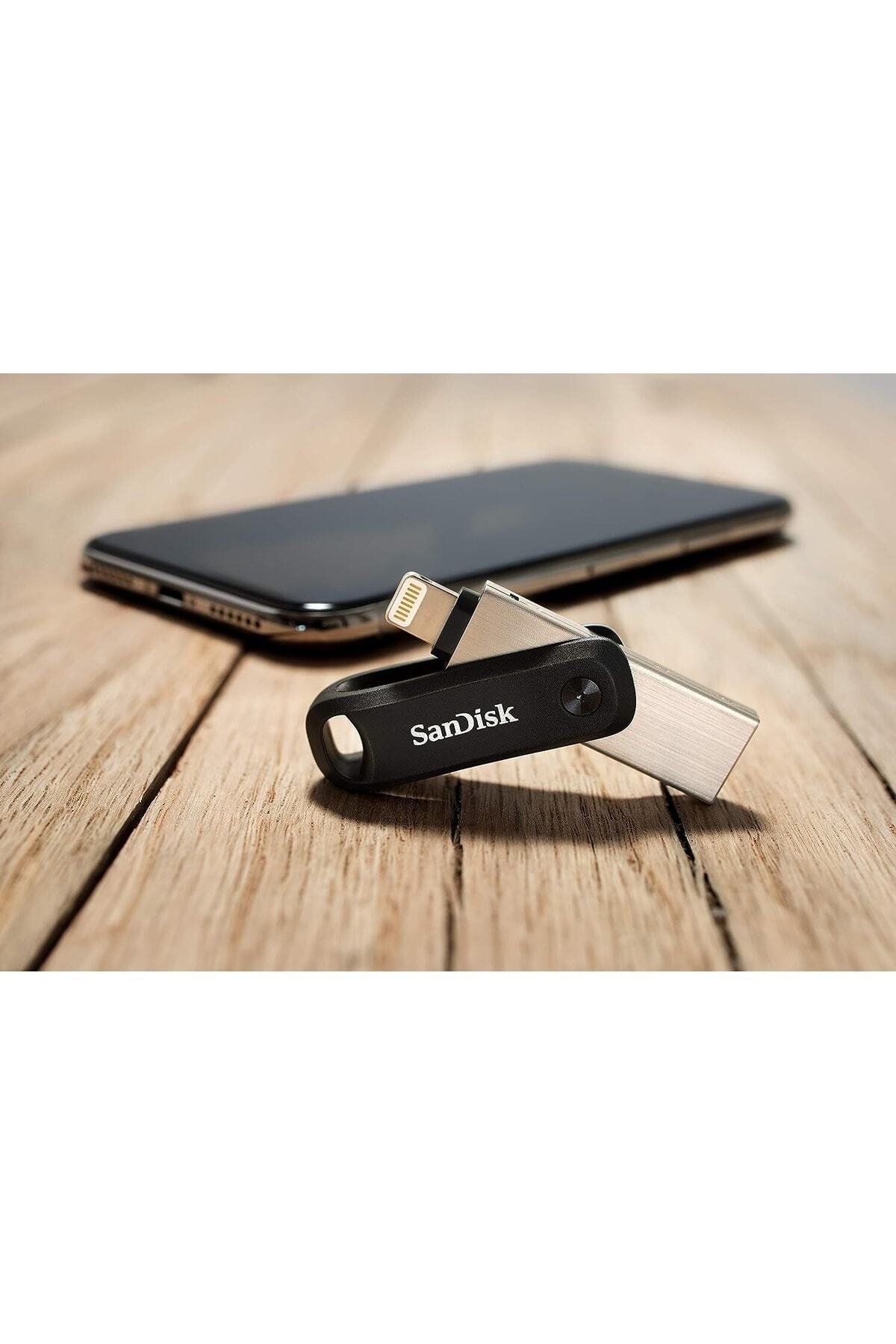 Sandisk iXpand Flash Drive Go 64 GB USB 3.0 Flash Bellek + Lightning ...