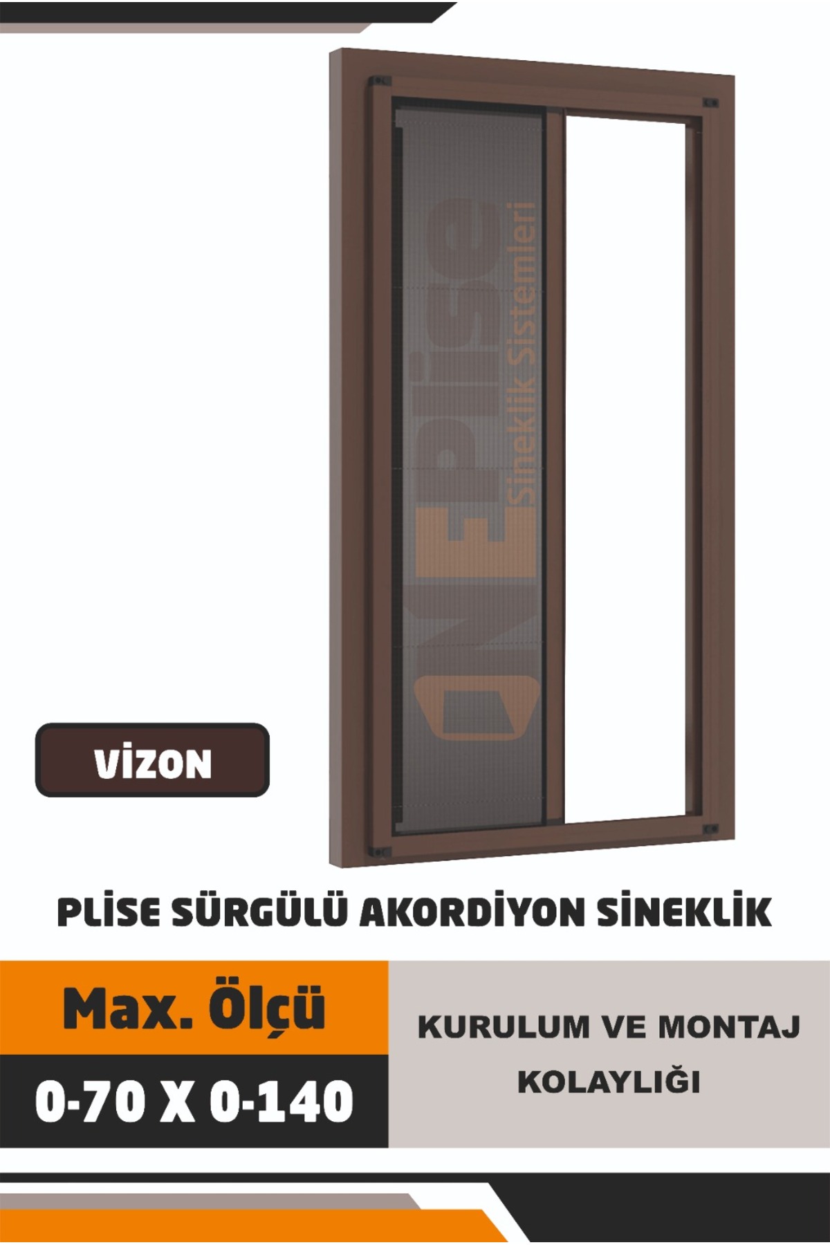 oneplise PLİSE AKORDİYON SİNEKLİK (ahşap Pencere, Pimapen Pencere ...