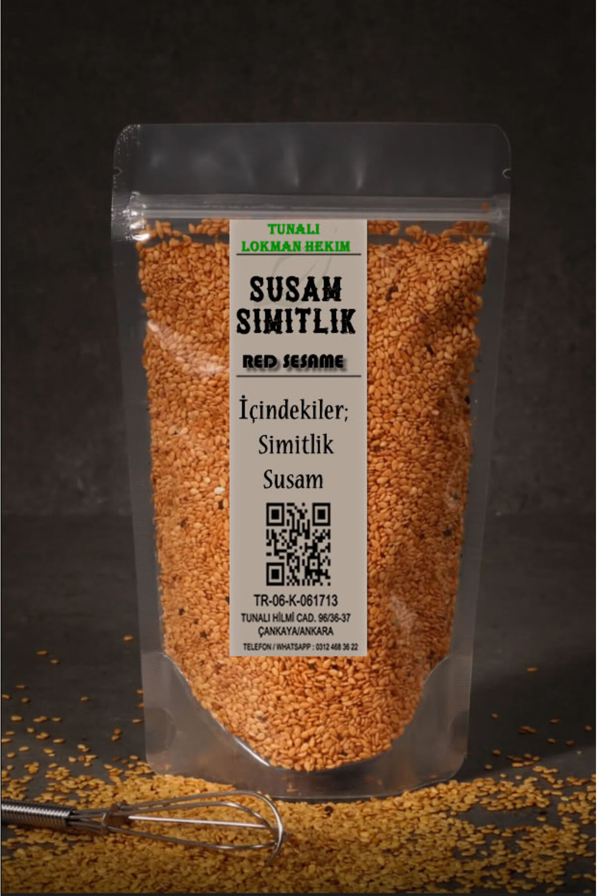Tunalı Lokman Hekim Kavrulmuş (simitlik) Susam 50gr Simitlik Susam ...