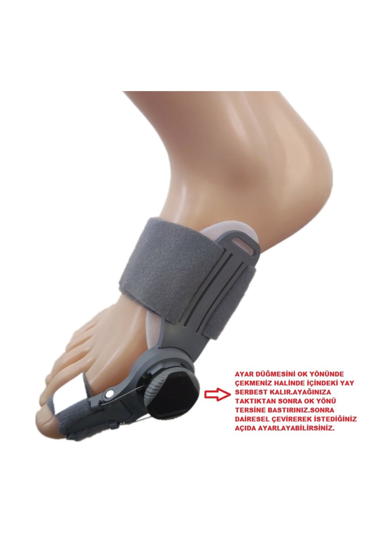 başarı ortopedi Ayak Baş Parmak Kemik Düzeltici Ayarlı Atel Makara ...
