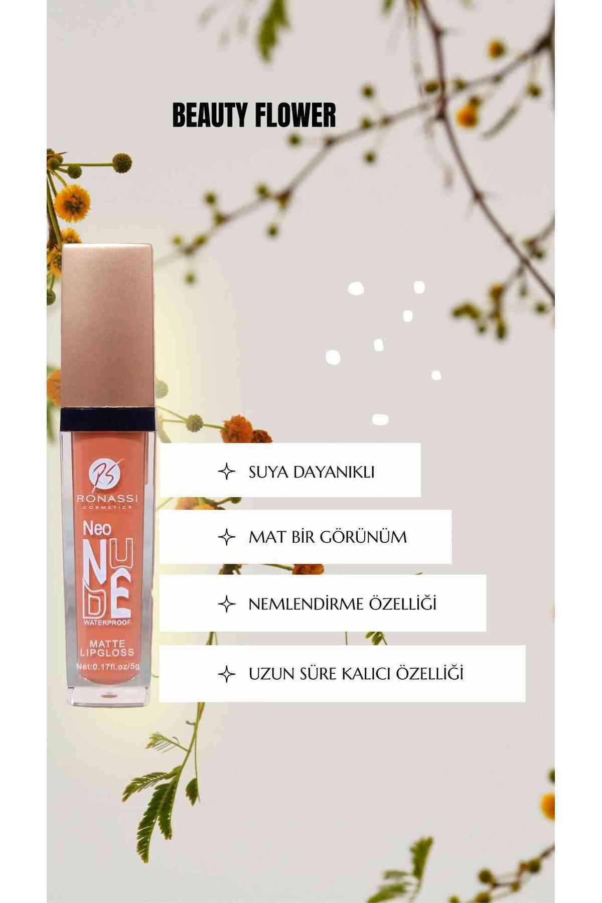 RS Ronassi Cosmetics Neo Nude Waterproof Matte Lipgloss 01 - Fiyatı ...