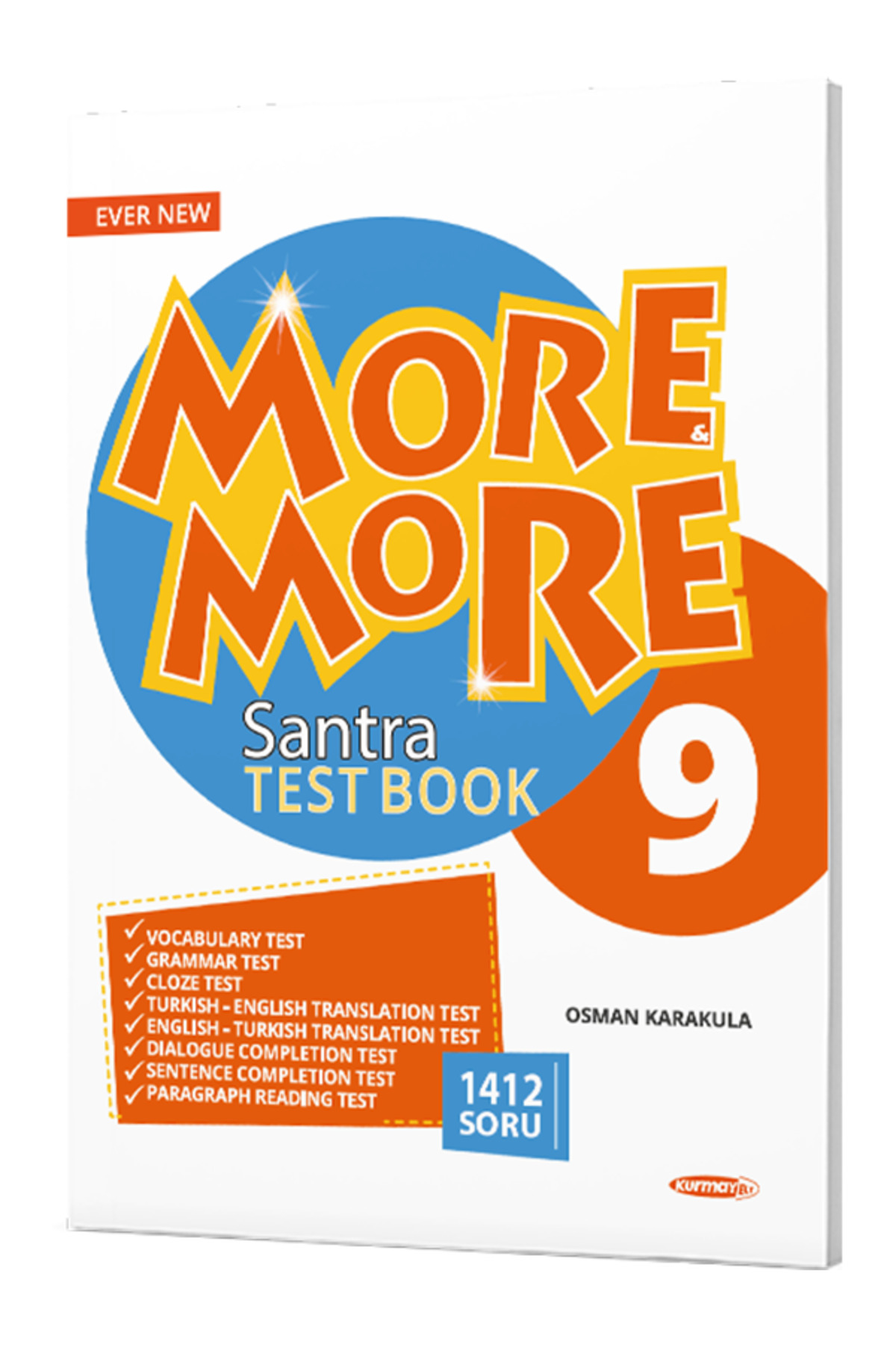 Kurmay Yayınları 9 MORE&MORE SANTRA TEST BOOK-Kollektif - Fiyatı, Yorumları