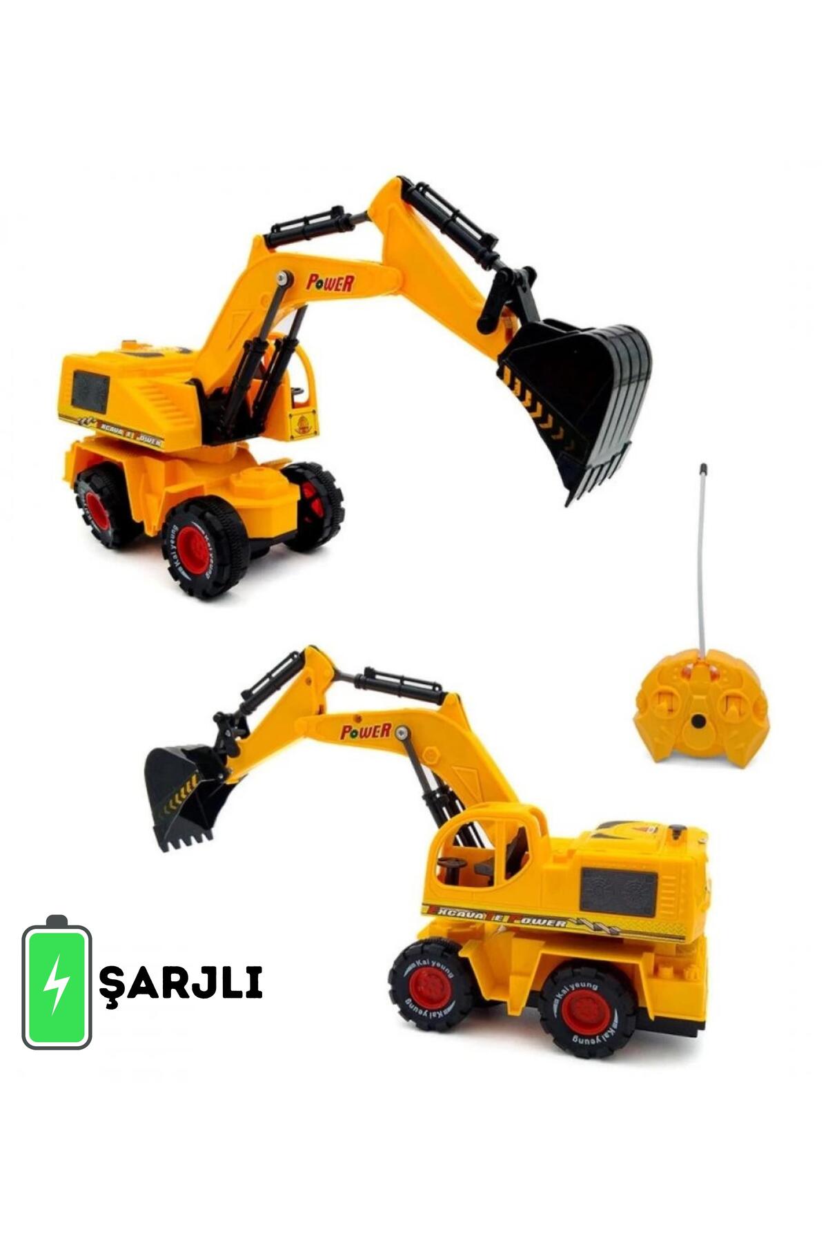 TUENGİ STORE Uzaktan Kumandalı Şarjlı Ekskavatör İş Makinesi Kumandalı ...