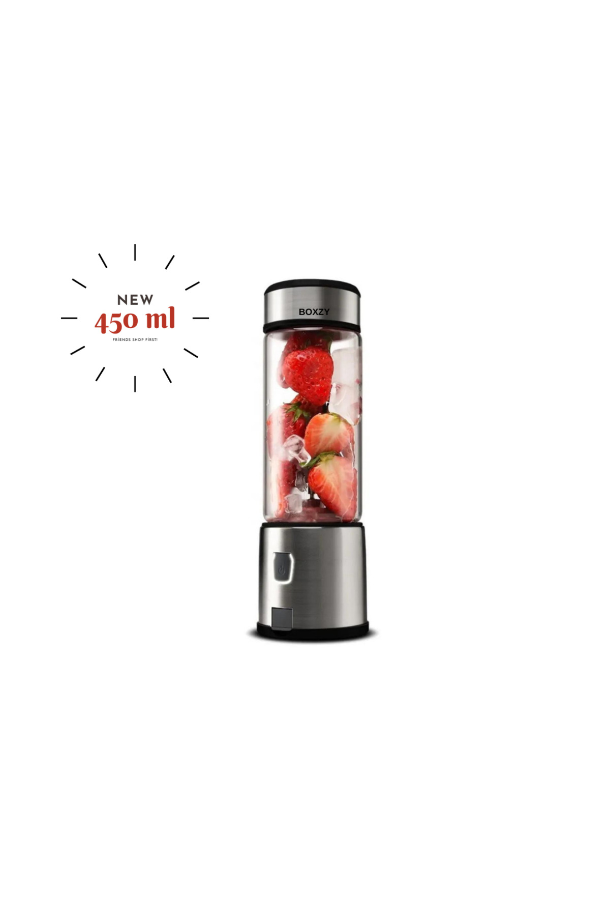 BOXZY 450 Ml Taşınabilir Metal Kişişel Blender Shake'n Smoothies ...