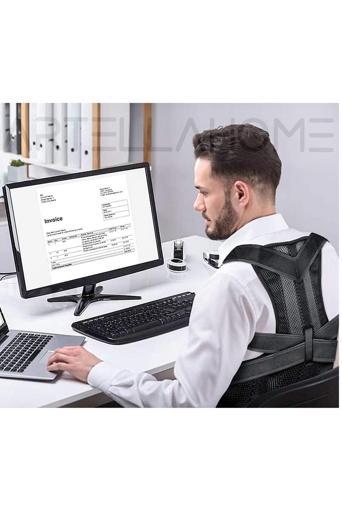 baffhome Upright Posture Corset Kyphosis Anti-Hunchback Corset Back ...