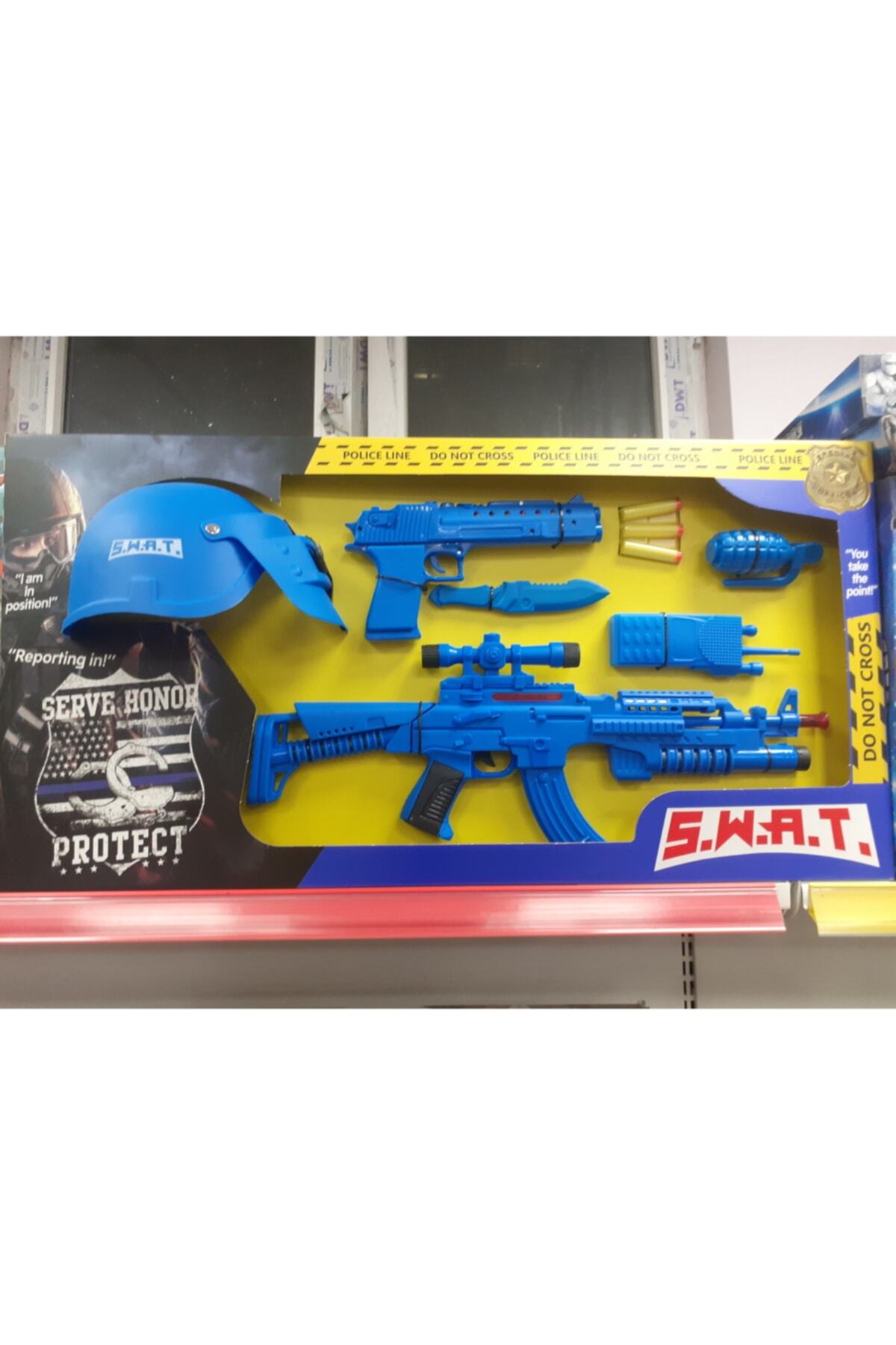 Erdem Oyuncak Oyuncak Dev Saldırı Seti Oyuncak M416 Taramalı Tüfek Kask Telsiz El Bombası Deagle ...