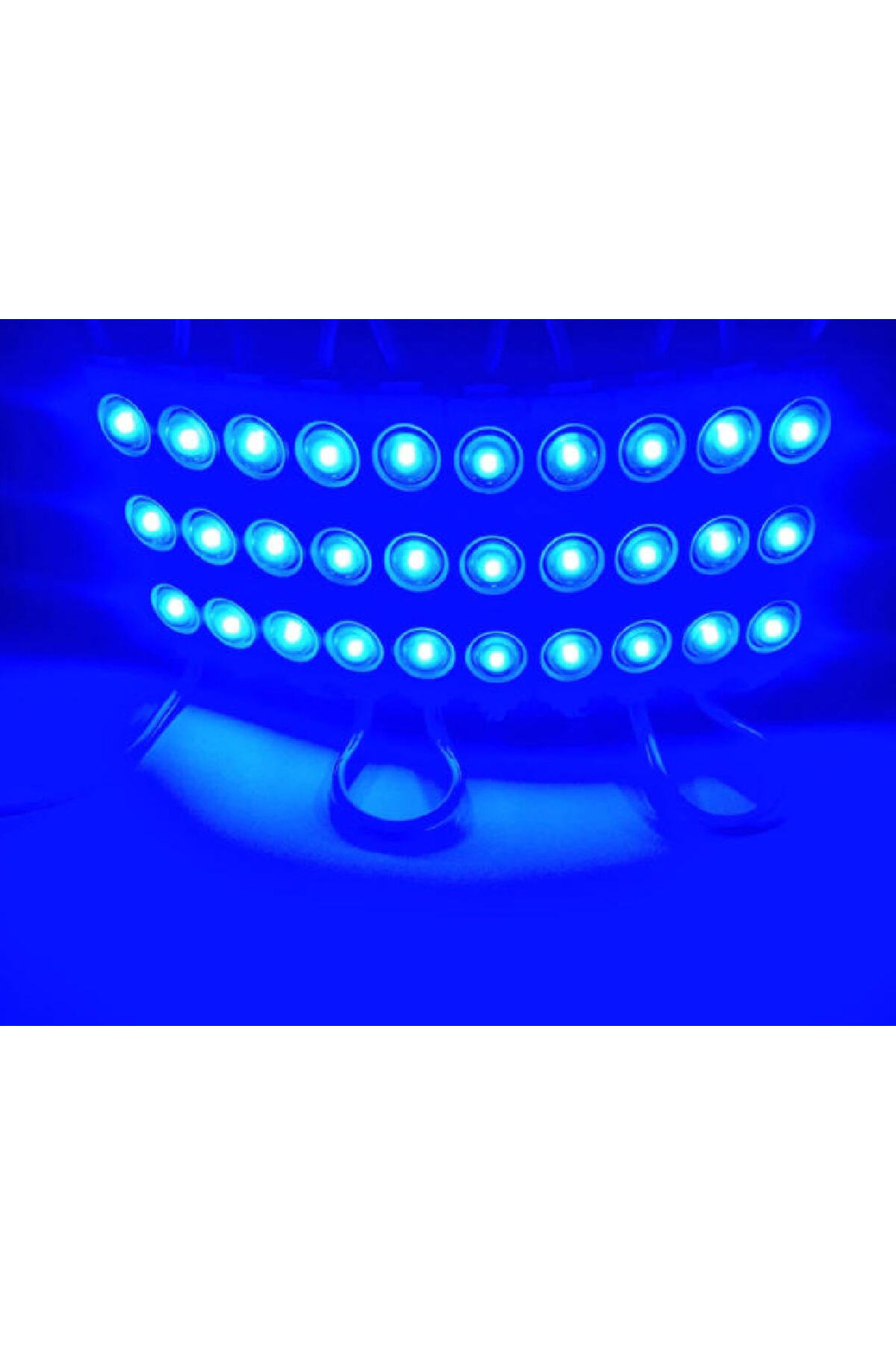 ZEMBİL 5 Adet MAVİ 12V 1.5W 3 Ledli Mercekli Parmak Led Modül 2835 smd ...