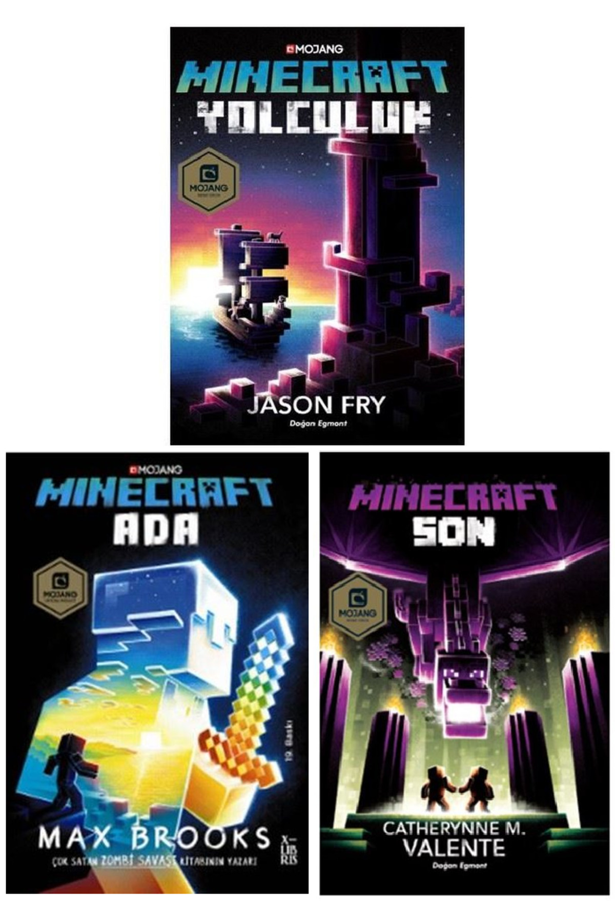 Alfa Yayınları Minecraft Roman Serisi 3 Kitap Set / Yolculuk - Ada ...