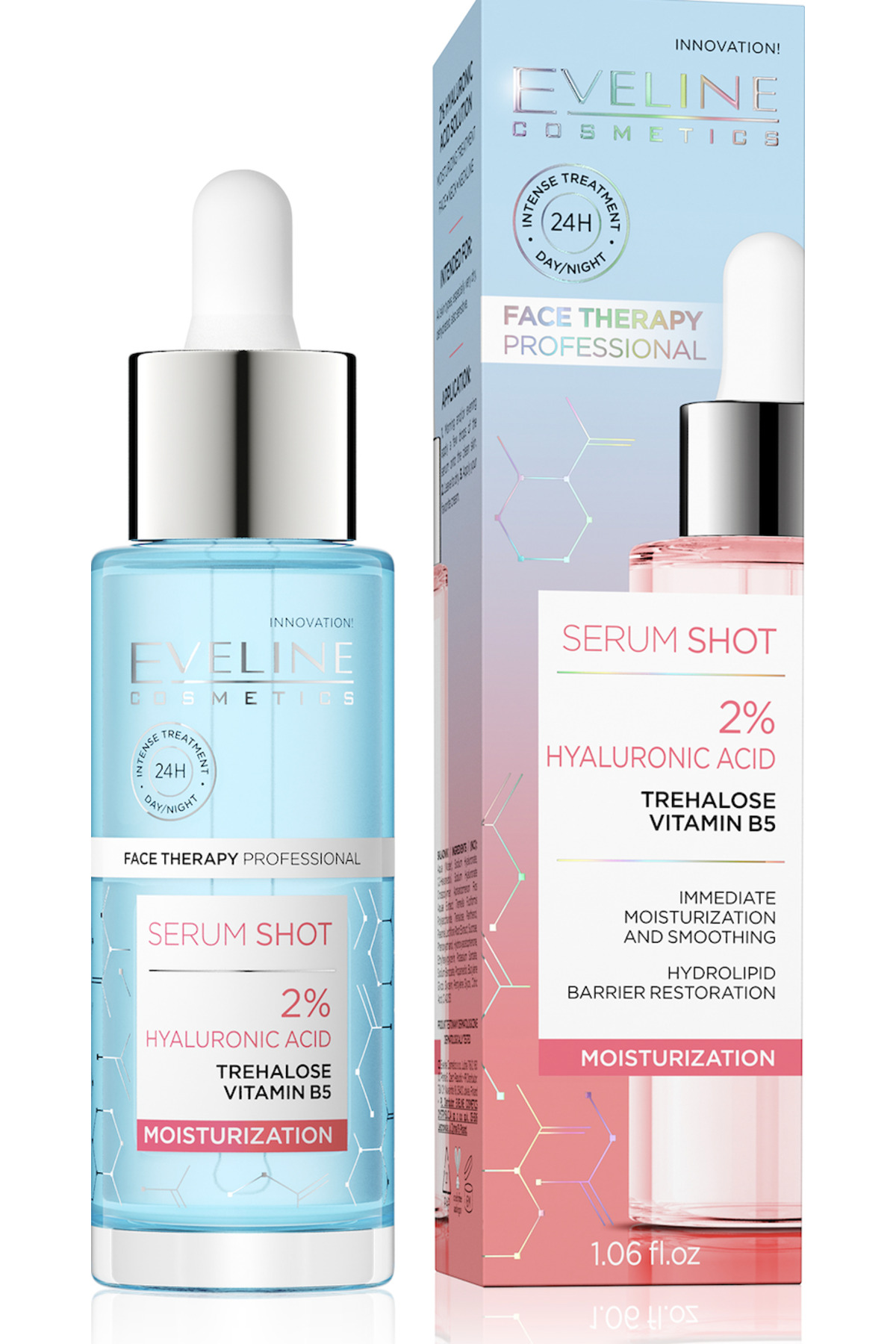 Eveline Cosmetics 2 Hyaluronik Asit + Trehaloz + B5 Vitamin Serum 30 ml ...