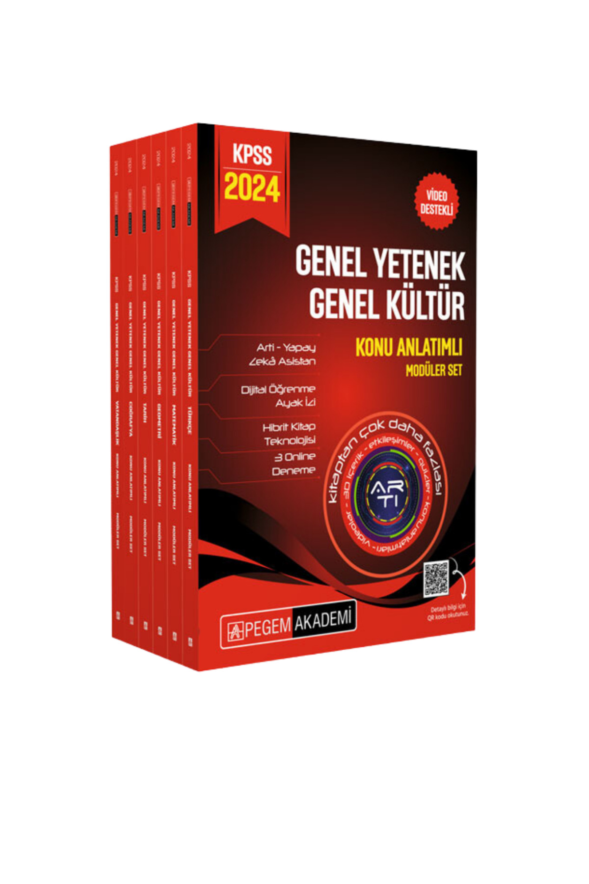 Pegem Akademi Yayıncılık 2024 KPSS Genel Yetenek Genel Kültür Lisans Konu Anlatımlı Modüler Set ...