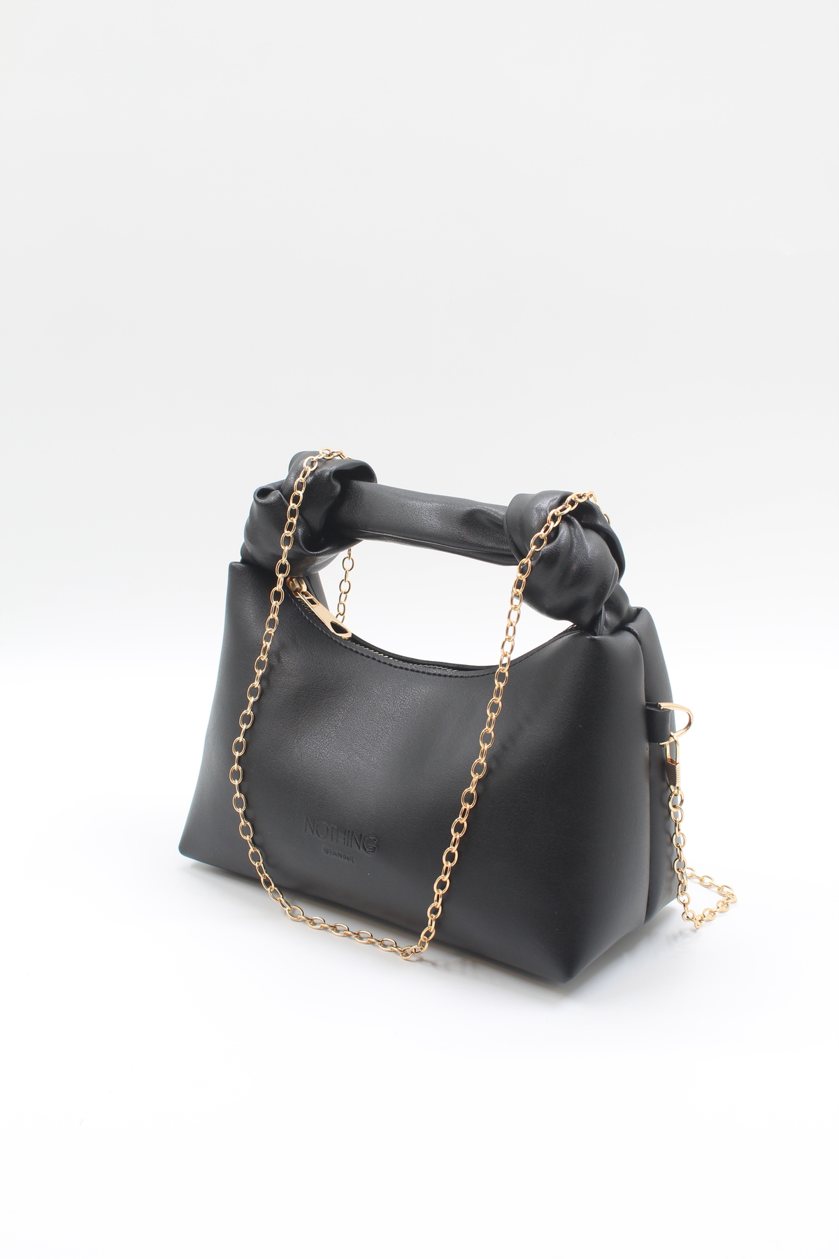 NOTHING Kadın 3'lü Zincirli Çanta Urban Çanta Düğüm Detaylı Çanta Seti ...