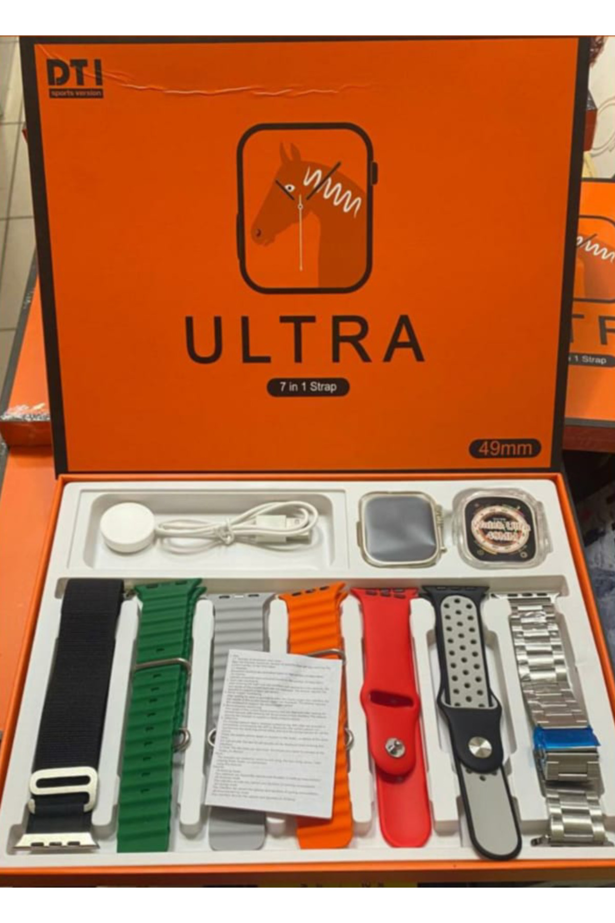 sonmarka Smart Watch Ultra 7 In 1 Akıllı Saat 7 Kordonlu Arama Konuşma ...