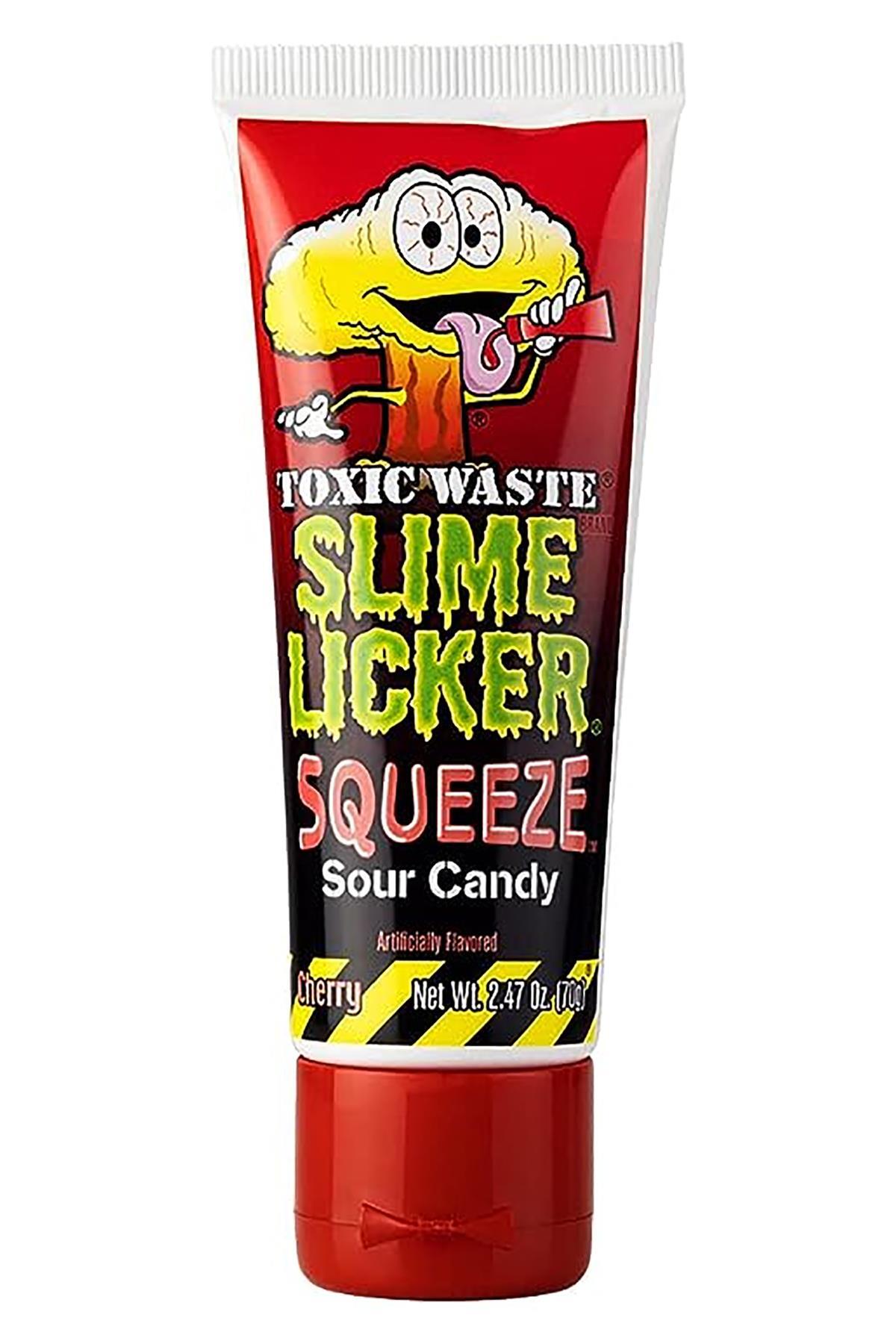 Toxic Waste Slime Licker Squeeze Sour Candy Cherry 70GR Fiyatı ...