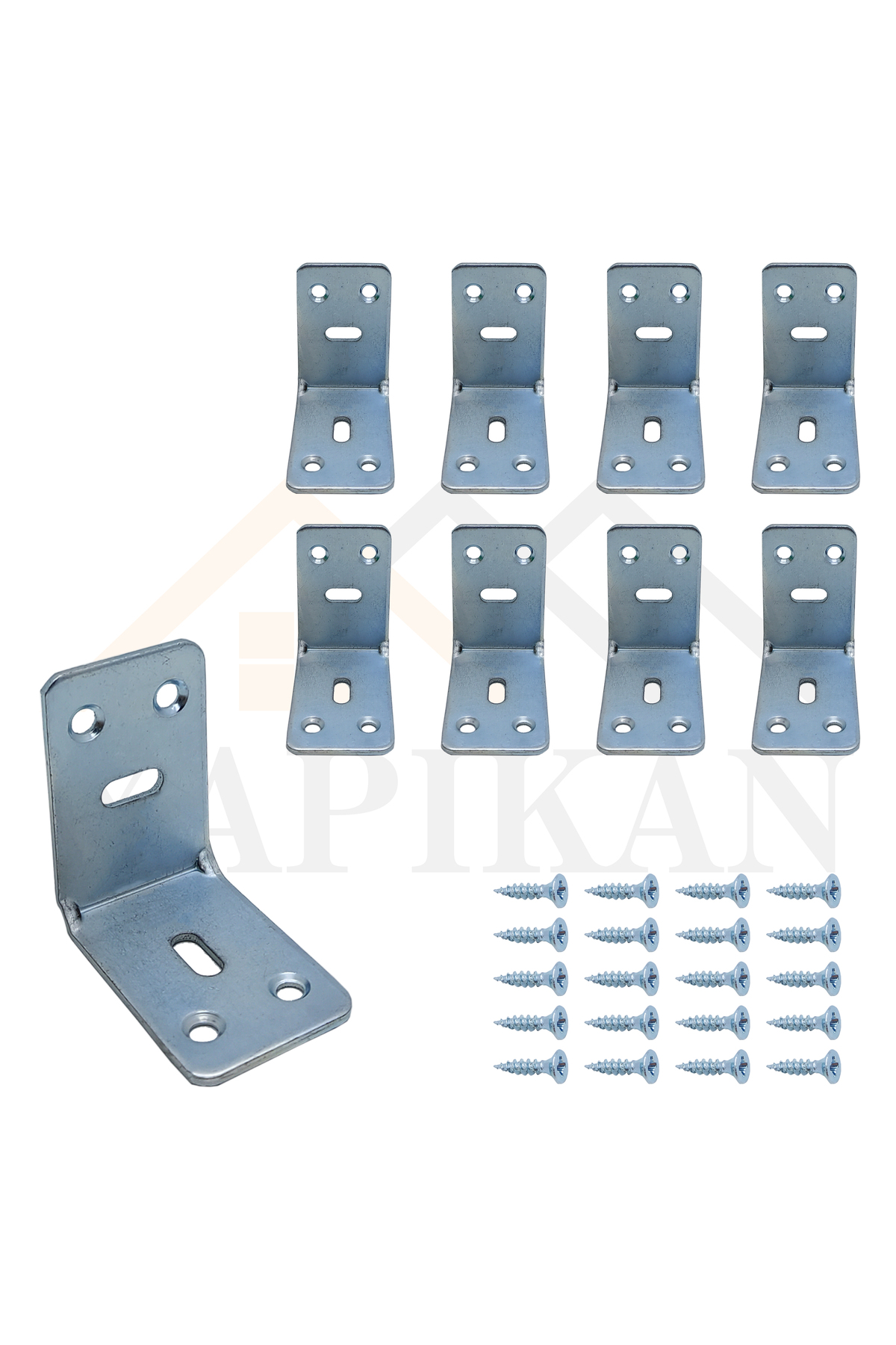 Yapıkan 8 Ad. L Demir Gönye Köşebent 30x45x45mm - Mobilya Dolap Raf ...