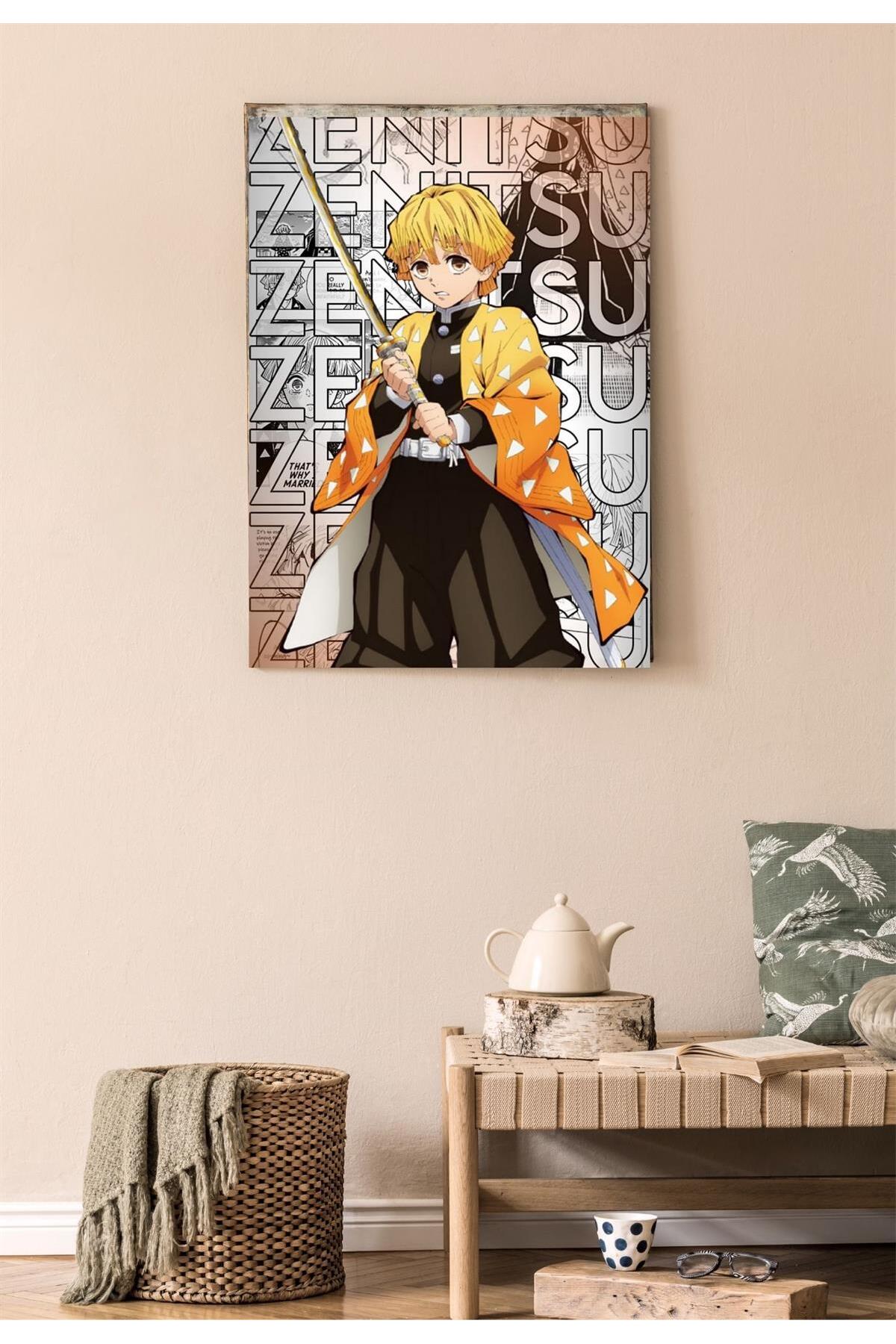gifttime Kimetsu No Yaiba Zenitsu Agatsuma Poster - Frameless Design ...