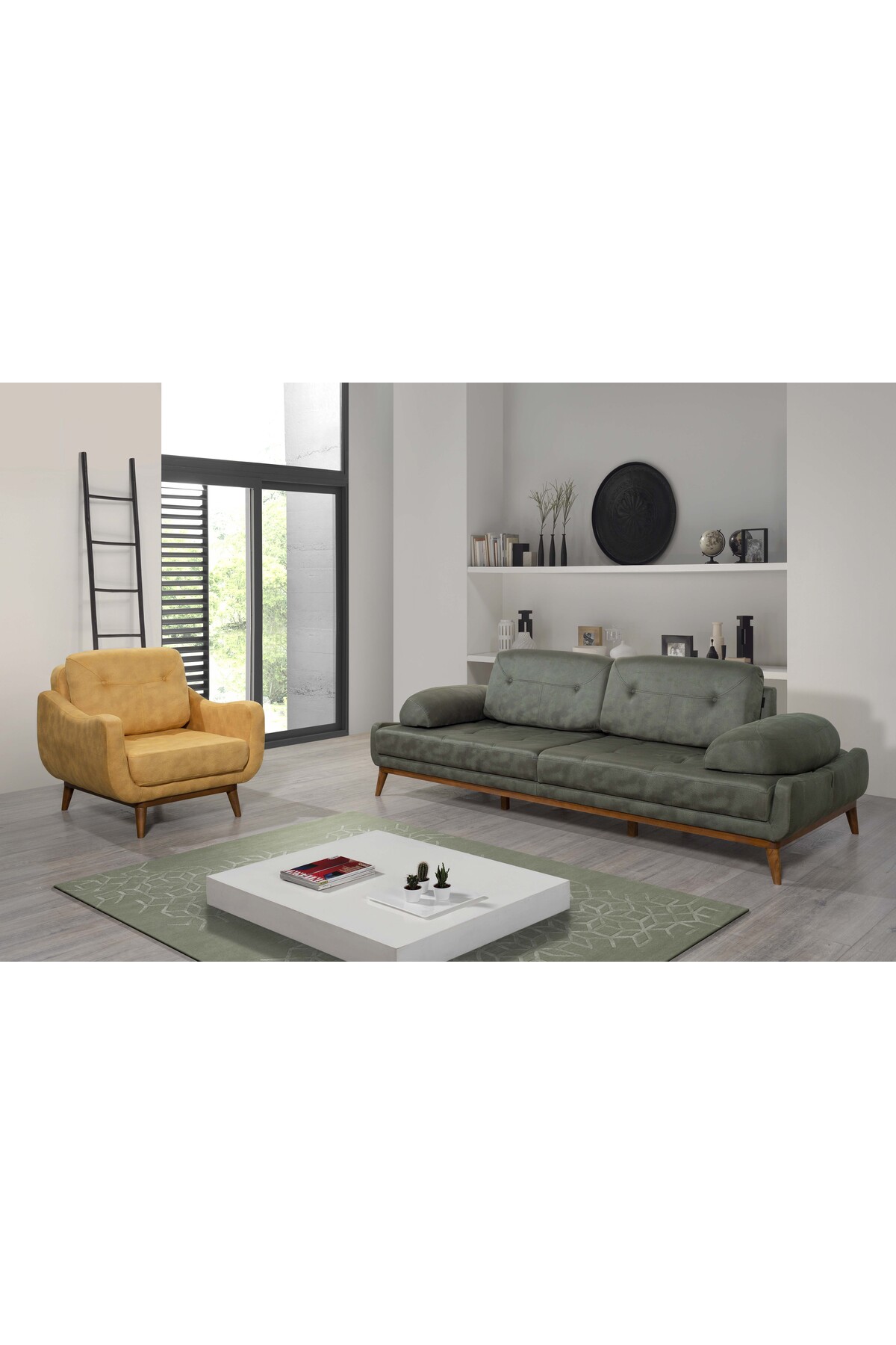 Perla Sofa NELSON YATAKLI KOLTUK TAKIMI BORA YEŞİL Fiyatı, Yorumları ...