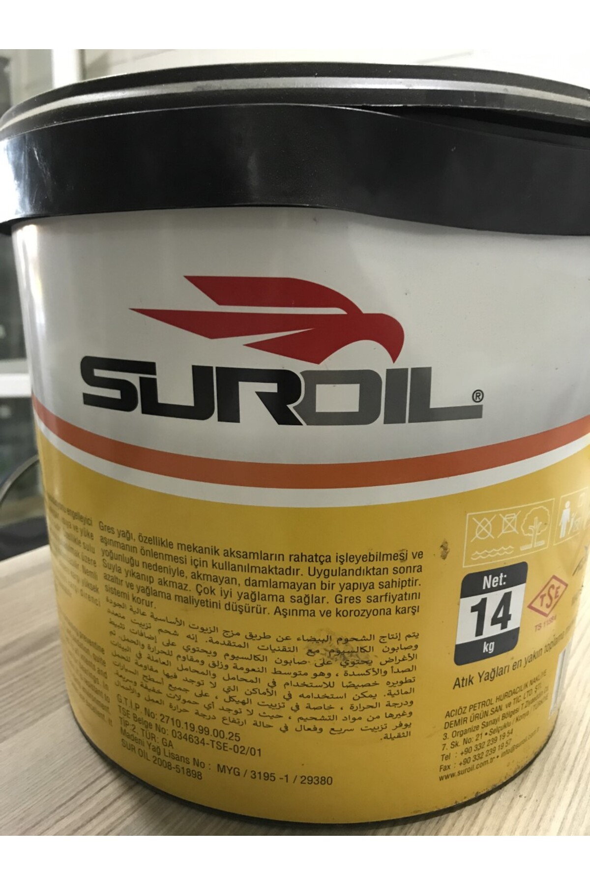 SurOil 14 Kg Beyaz Gıres - Fiyatı, Yorumları