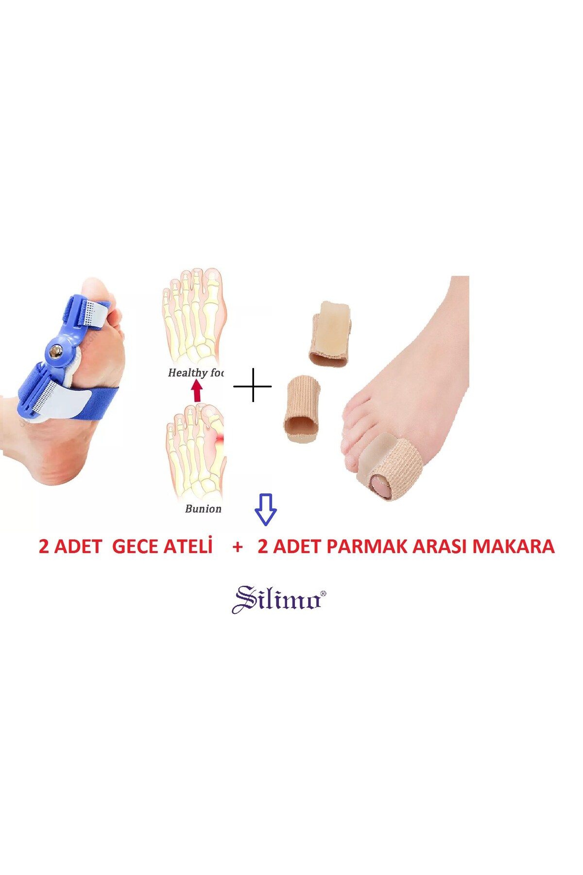 silimo Atel Ayak Parmak Başparmak Düzeltici Kemik Çıkığı Düzleştirici ...
