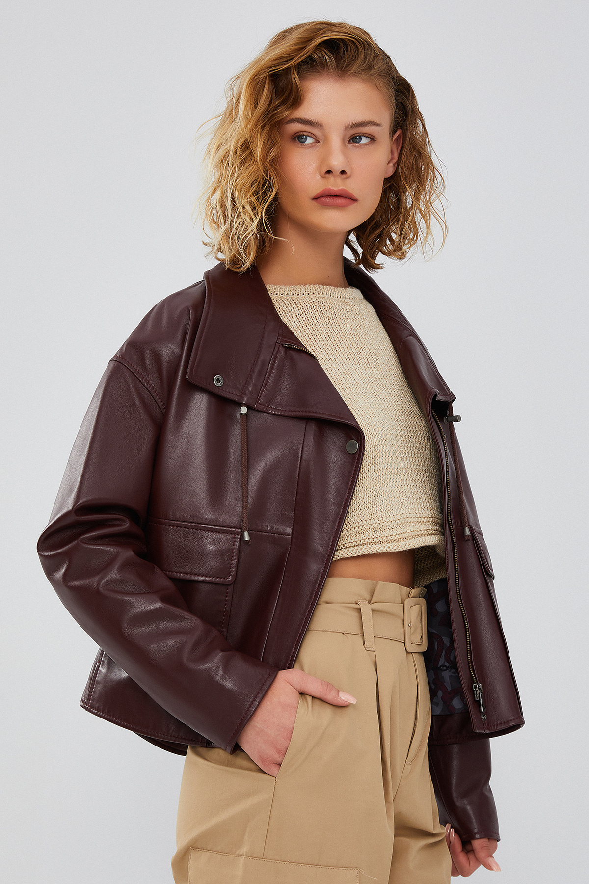 Derimod Nova Kadın Oversize Deri Ceket Fiyatı, Yorumları - Trendyol