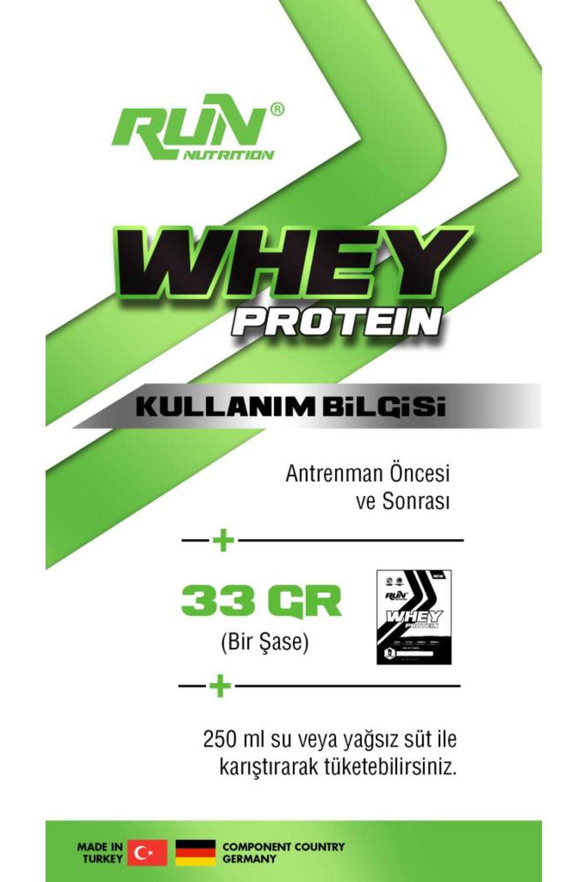 Run Nutrition Whey Protein - 72 Adet - 4 Aromalı - 2376g - Hediyeli ...