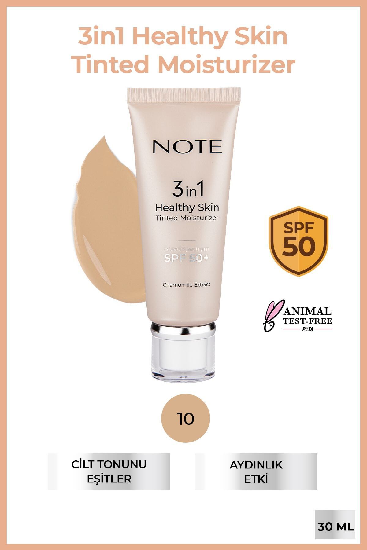 Note Cosmetics Renk Ton Eşitleyici 3 in 1 Healthy Skin Tinted ...