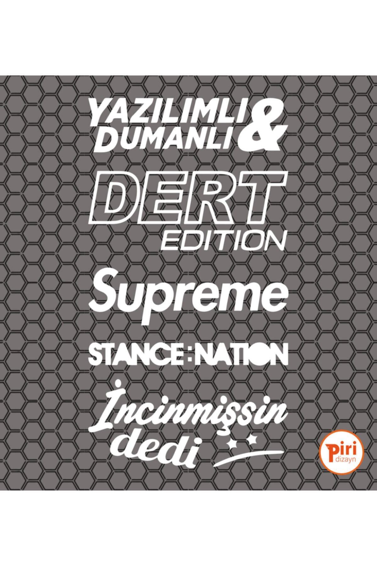 Genel Markalar Araç Arka Cam Sticker Araba Arkası Paket Etiket ...