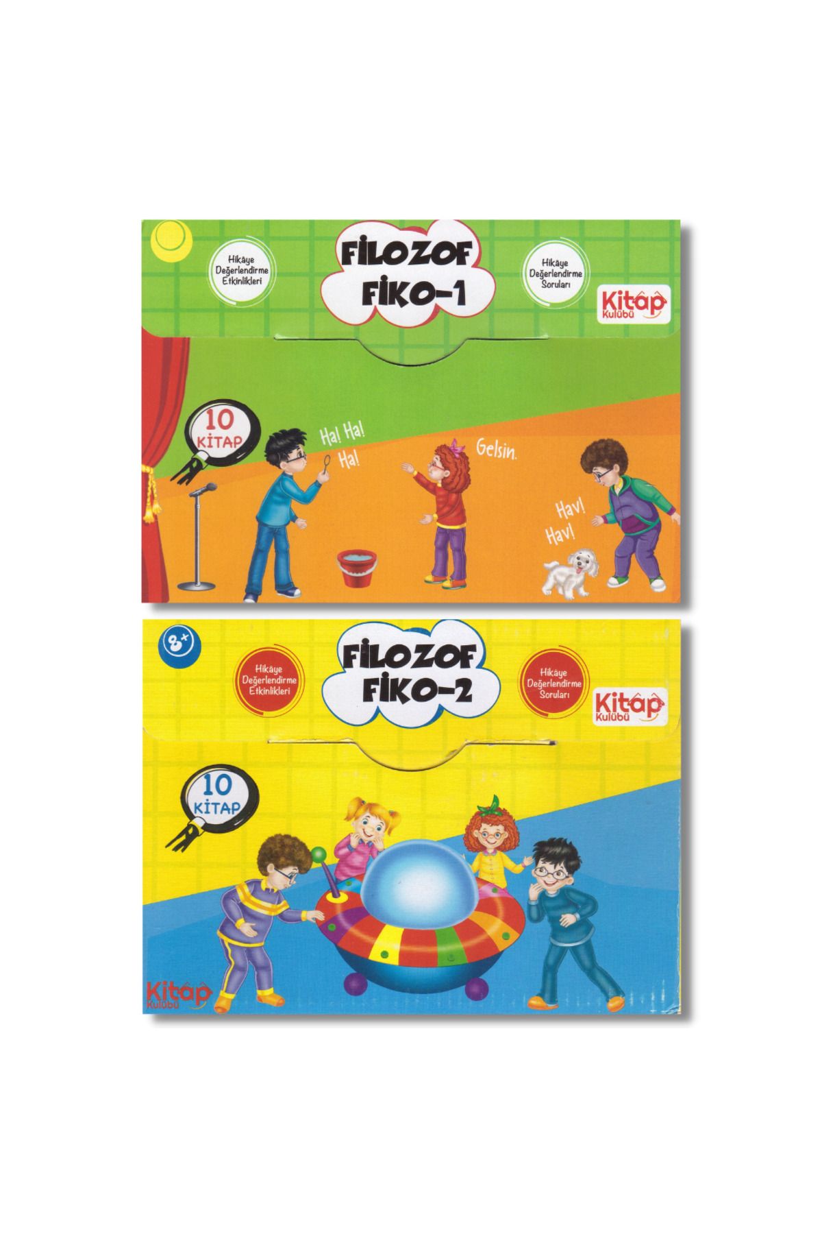 Kitap Kulübü 2. ve 3. Sınıflar İçin Filozof Fiko Serisi Hikaye Seti ...