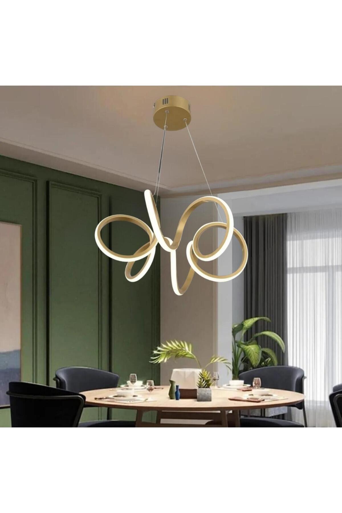 Elektroyou Eskitme Modern Sarkıt Led Avize Salon Mutfak Oda Hol Ledli ...